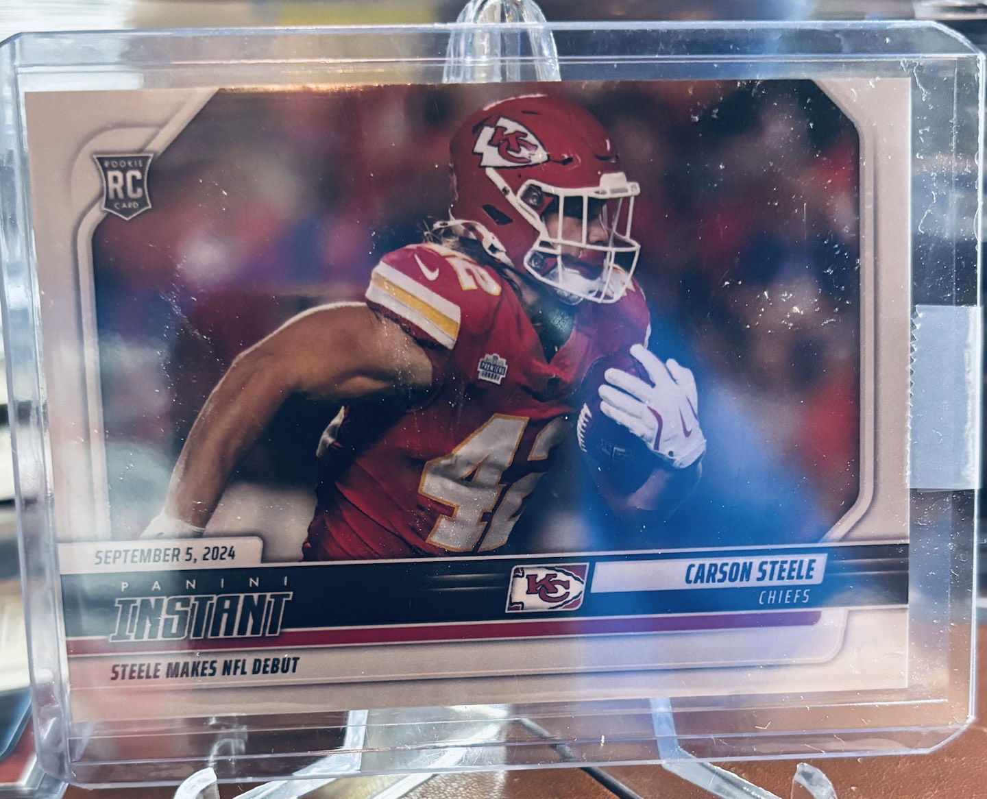 2024 Panini Instant Carson Steele Makes NFL Debut 9.5.24 Rookie RC #24 ...