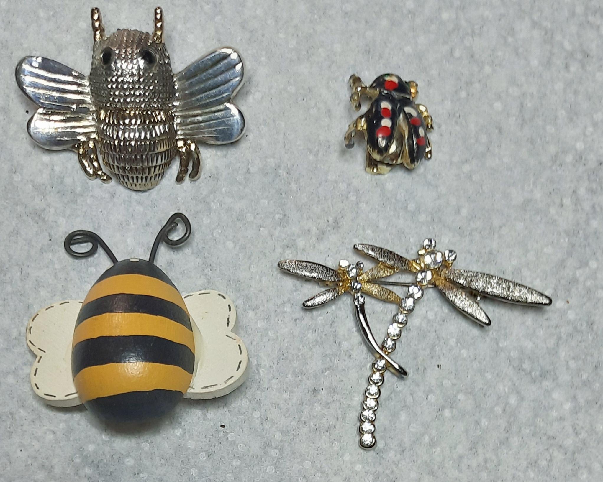 Bug Brooches
