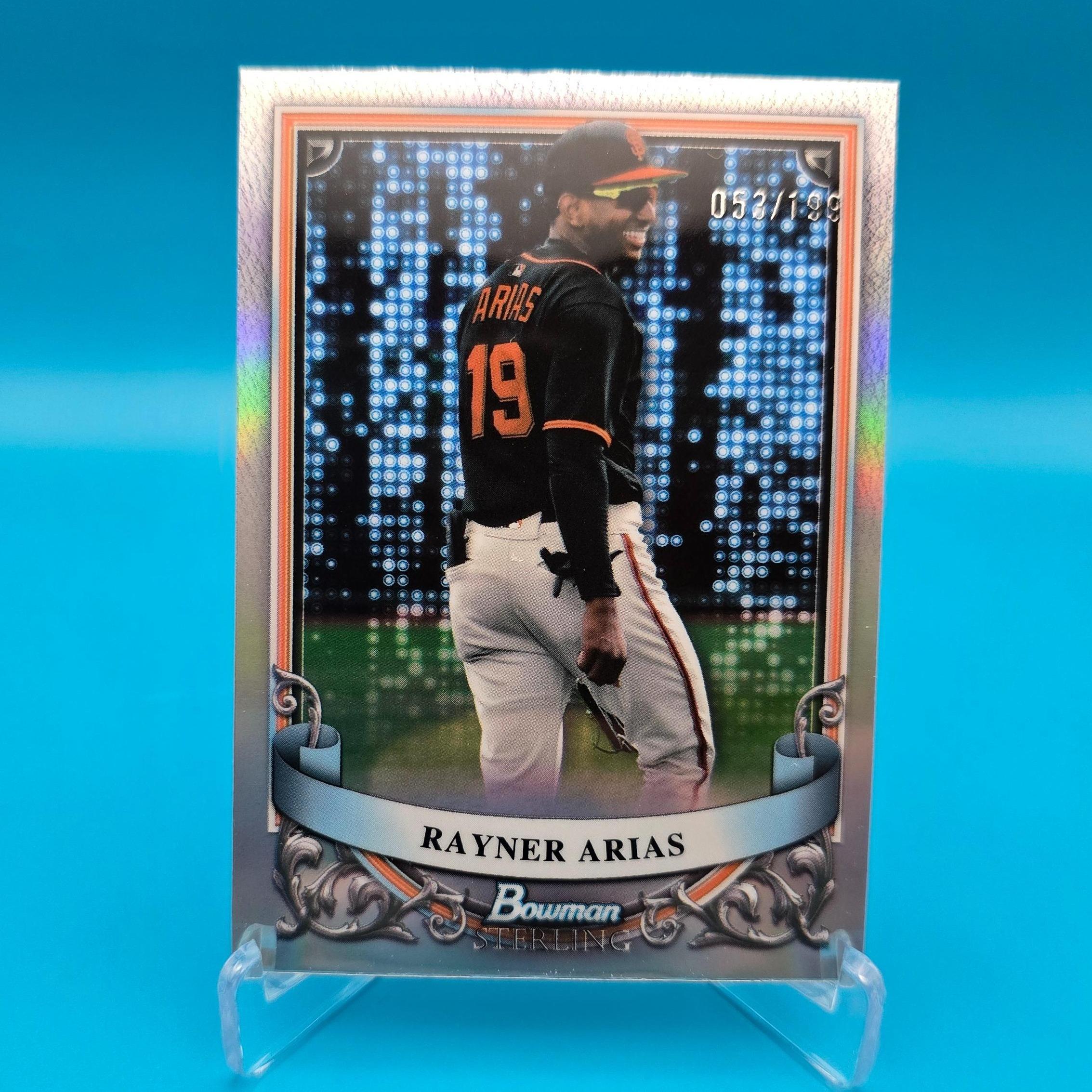 Rayner Arias 2024 Bowman Sterling Refractor 053/199 San Francisco Giants