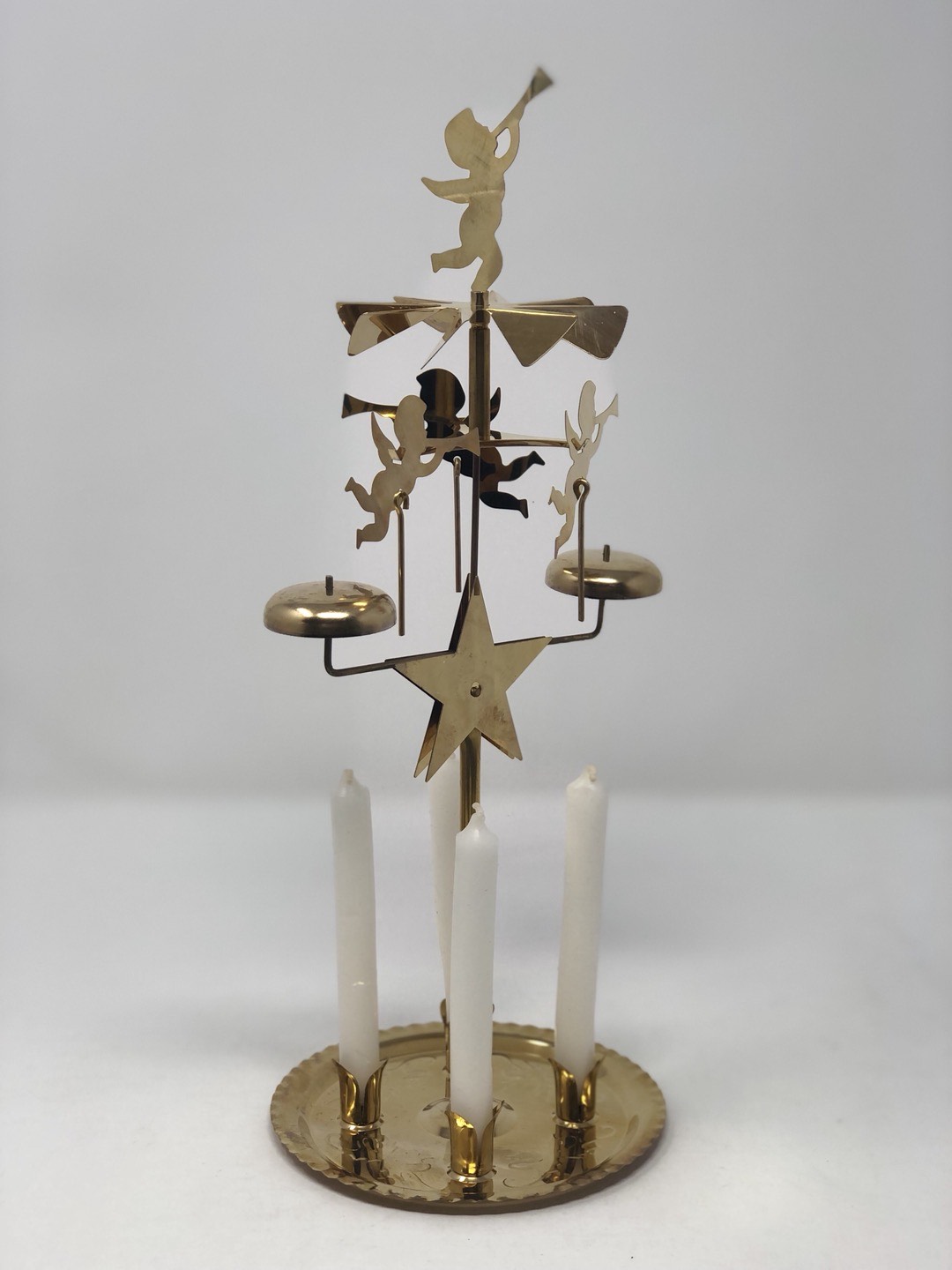Vintage Candle Powered Angel/Party Chimes