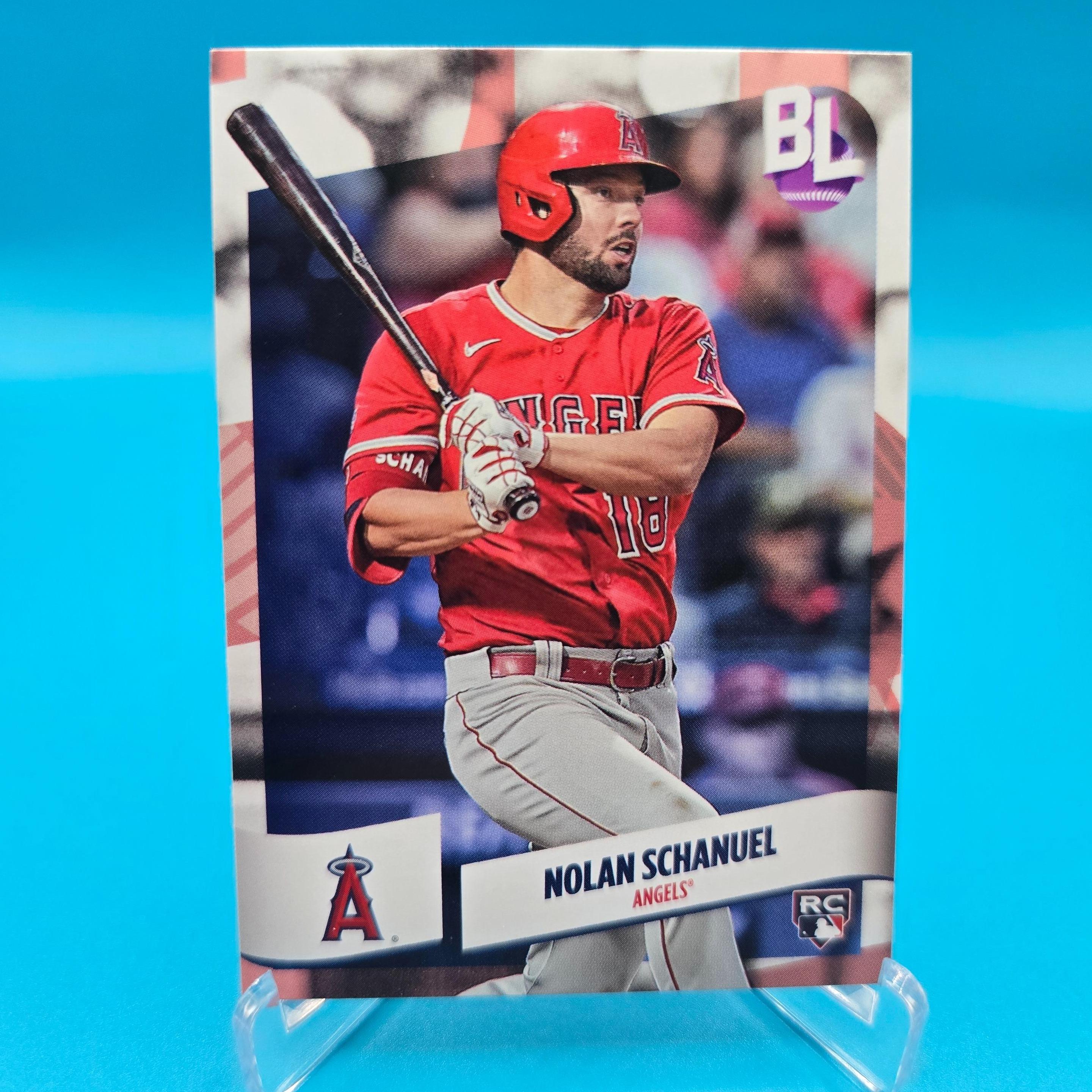 Nolan Schanuel 2024 Topps Big League RC Baseball Card Los Angeles Angels