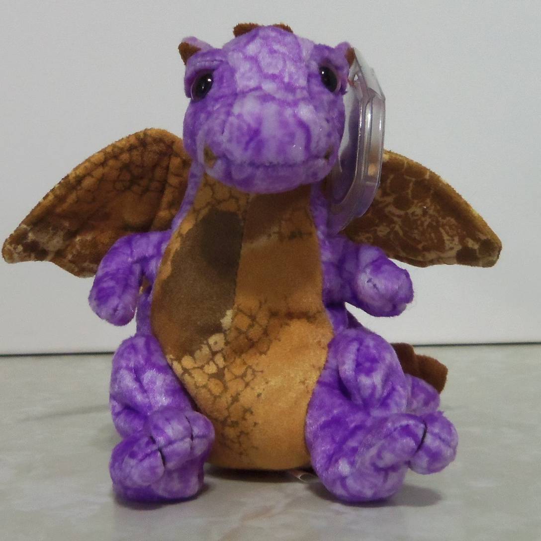 Ty Beanie Baby Legend the purple Dragon