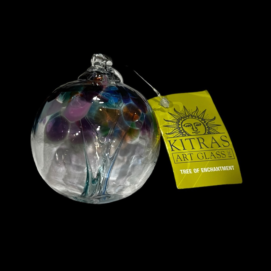 #41 - Kitras Glass Witch Ball 3”