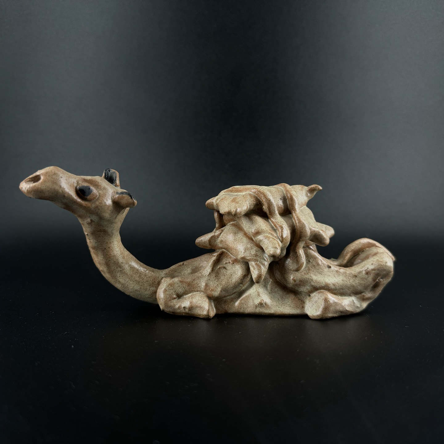 Pottery Camel Figurine