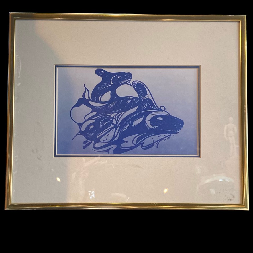 Bill Helin “Together” Family Of Orcas Print