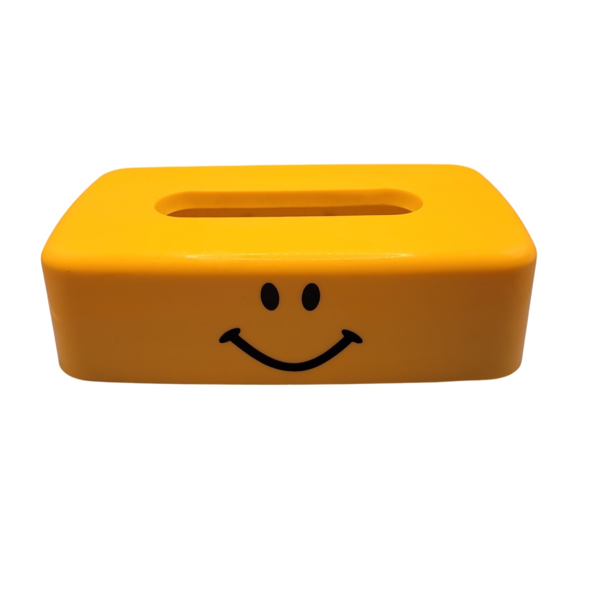 Retro Smiley Face Plastic Long Tissue Box Cover