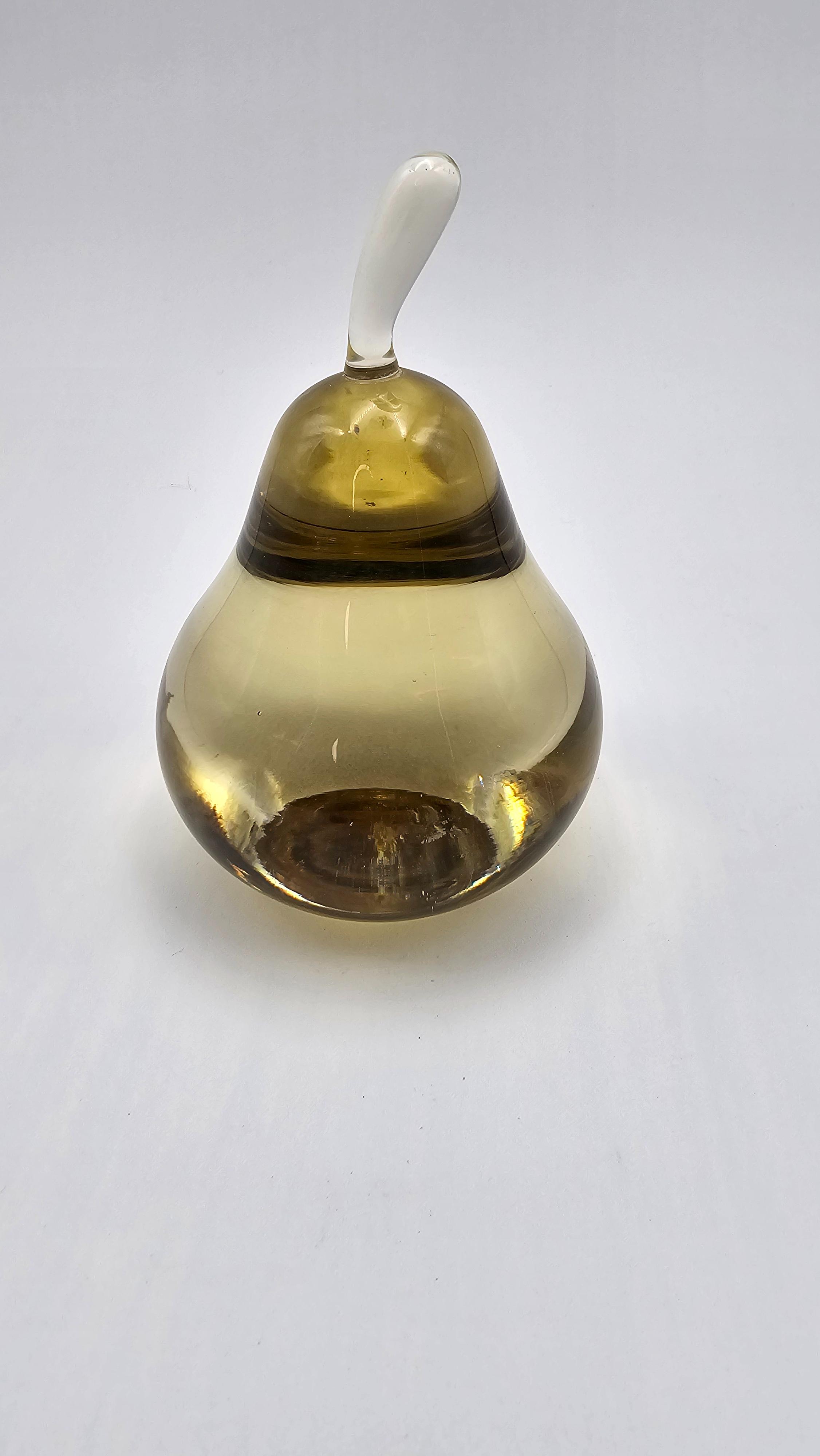 12. Pear Shaped Paperweight (See Description)