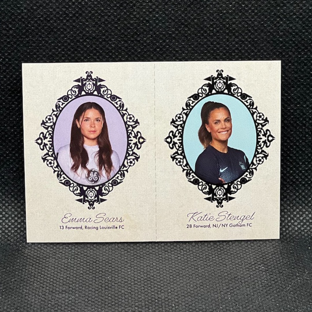 Emma Sears Katie Stengel 2024 Parkside NWSL Beachwood Soccer Card