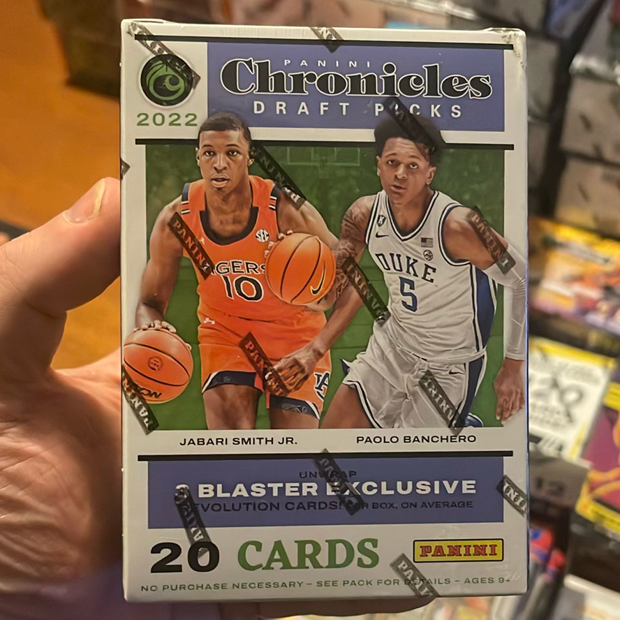 2022 PANINI CHRONICLES DRAFT PICKS BASKETBALL BLASTER BOX! PAOLO & CHET ROOKIES!