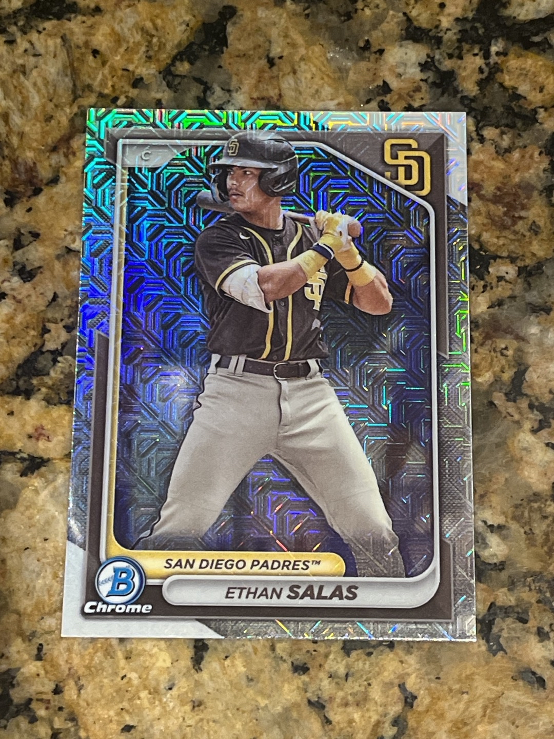 2024 Bowman Mega Box Mojo Refractor Ethan Salas San Diego Padres