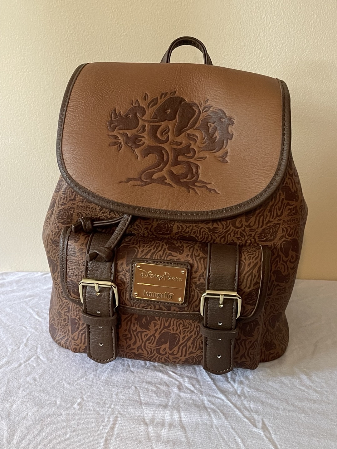 Disney Parks Animal Kingdom 25th Anniversary Loungefly Backpack 2023 ...