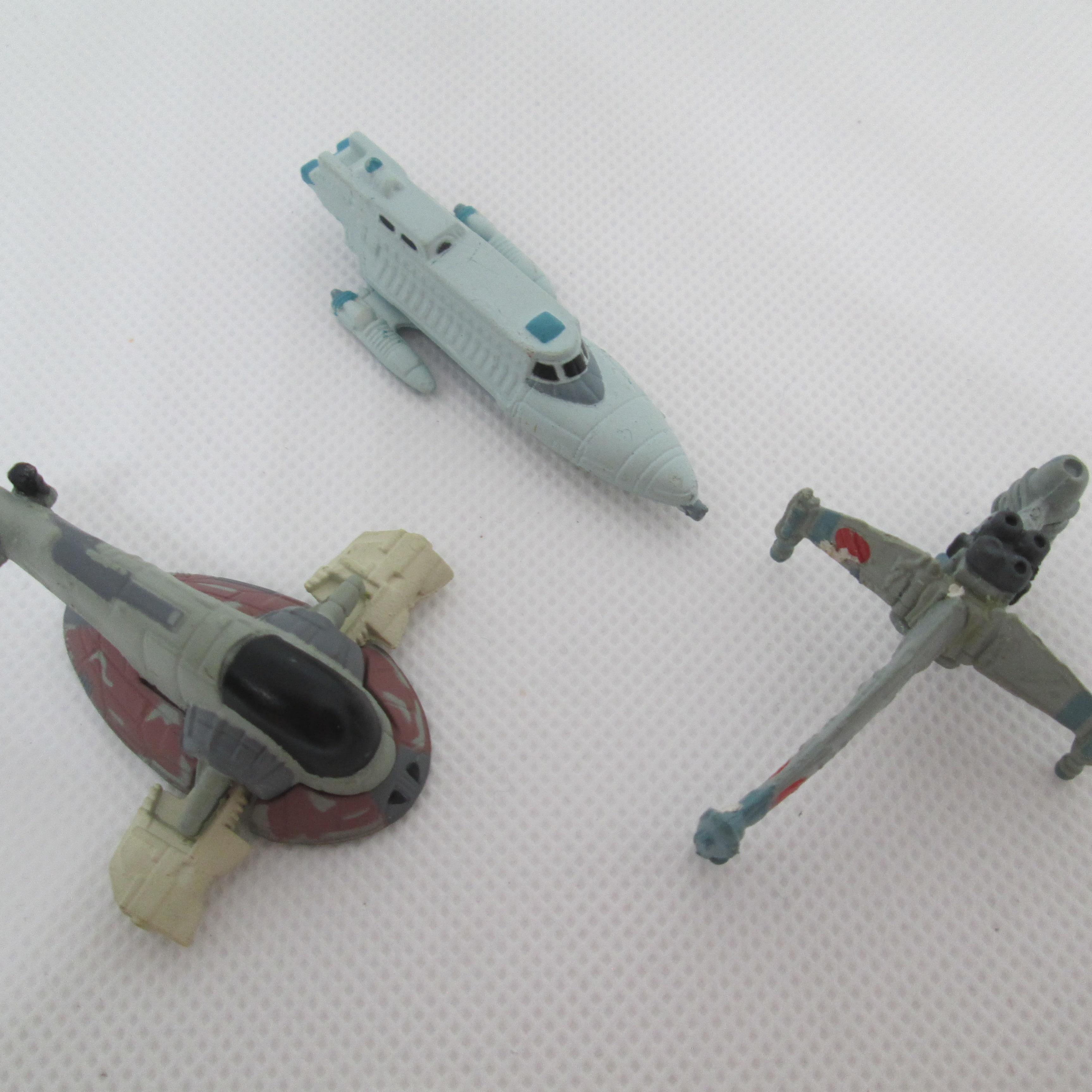1990's Micro Machines Star Wars- Jango Fett Slave 1, B Wing, Lando Lady ...