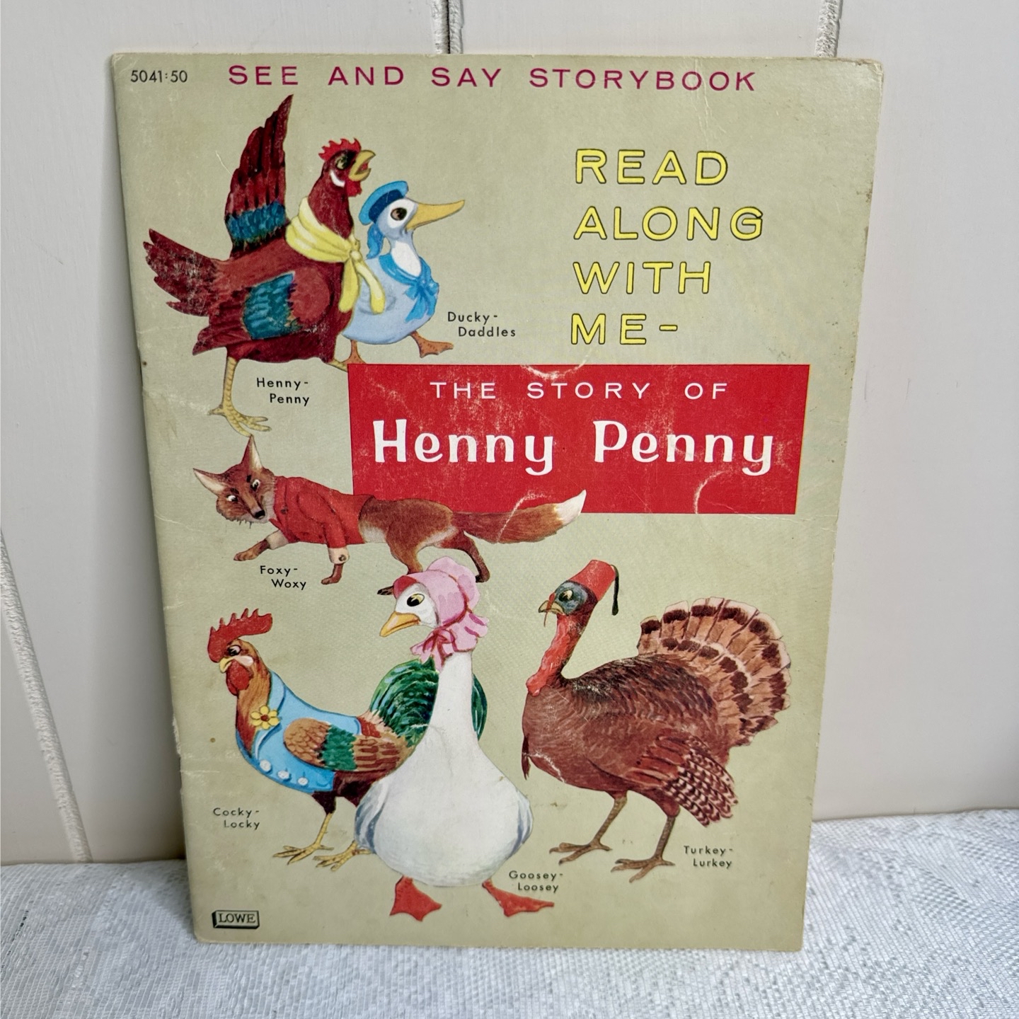 1962 The Story Of Henny Penny See And Say Storybook