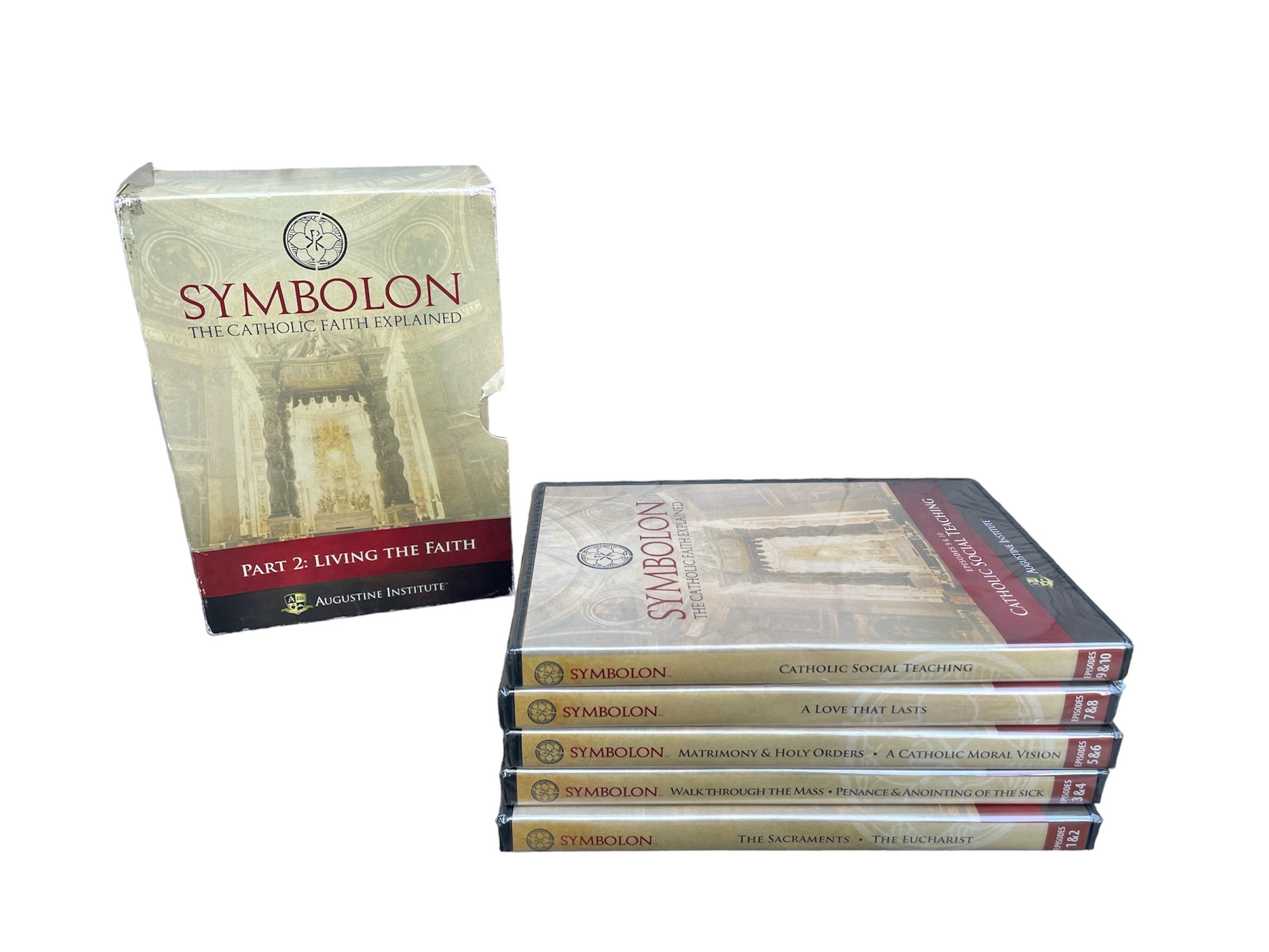 Symbolon The Catholic Faith Explained Part 2 Living The Faith DVD Box Set