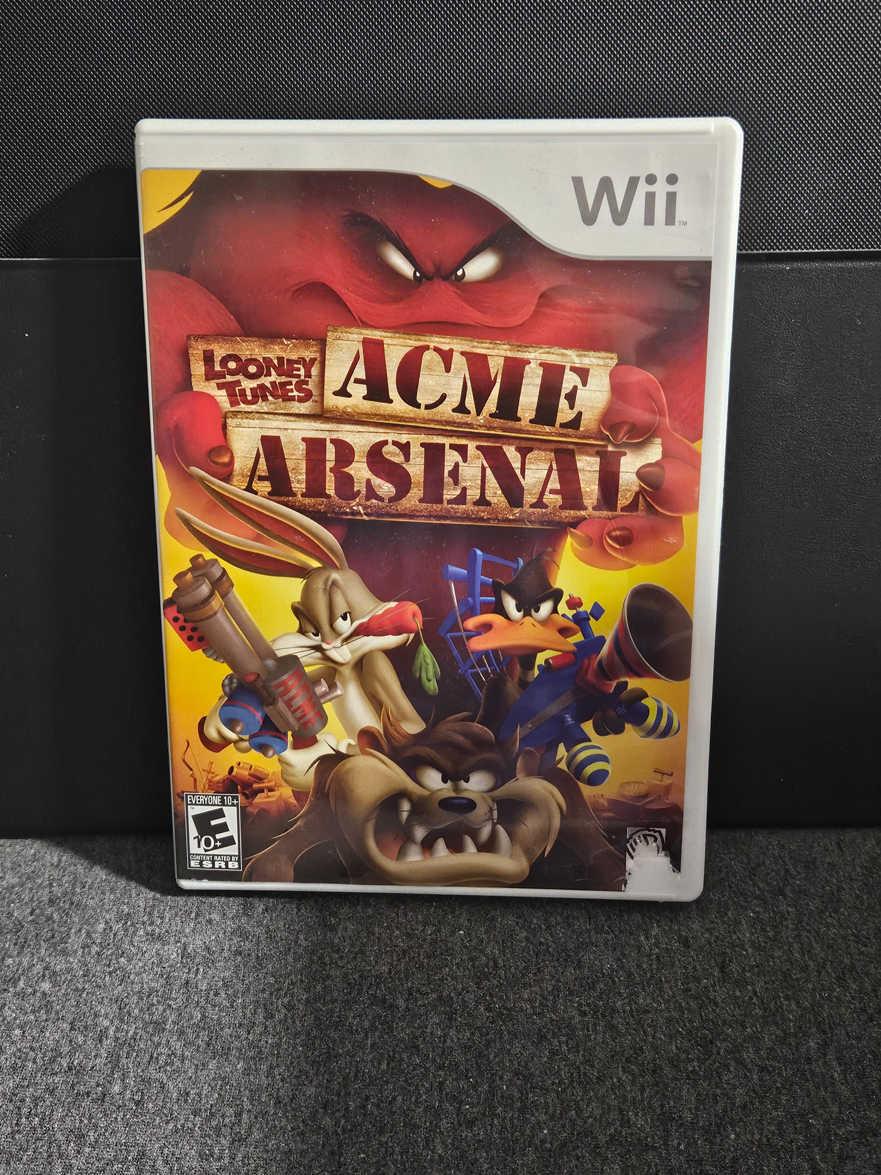 Looney Tunes Acme Arsenal for Nintendo Wii Pre-owned CIB Tested Works