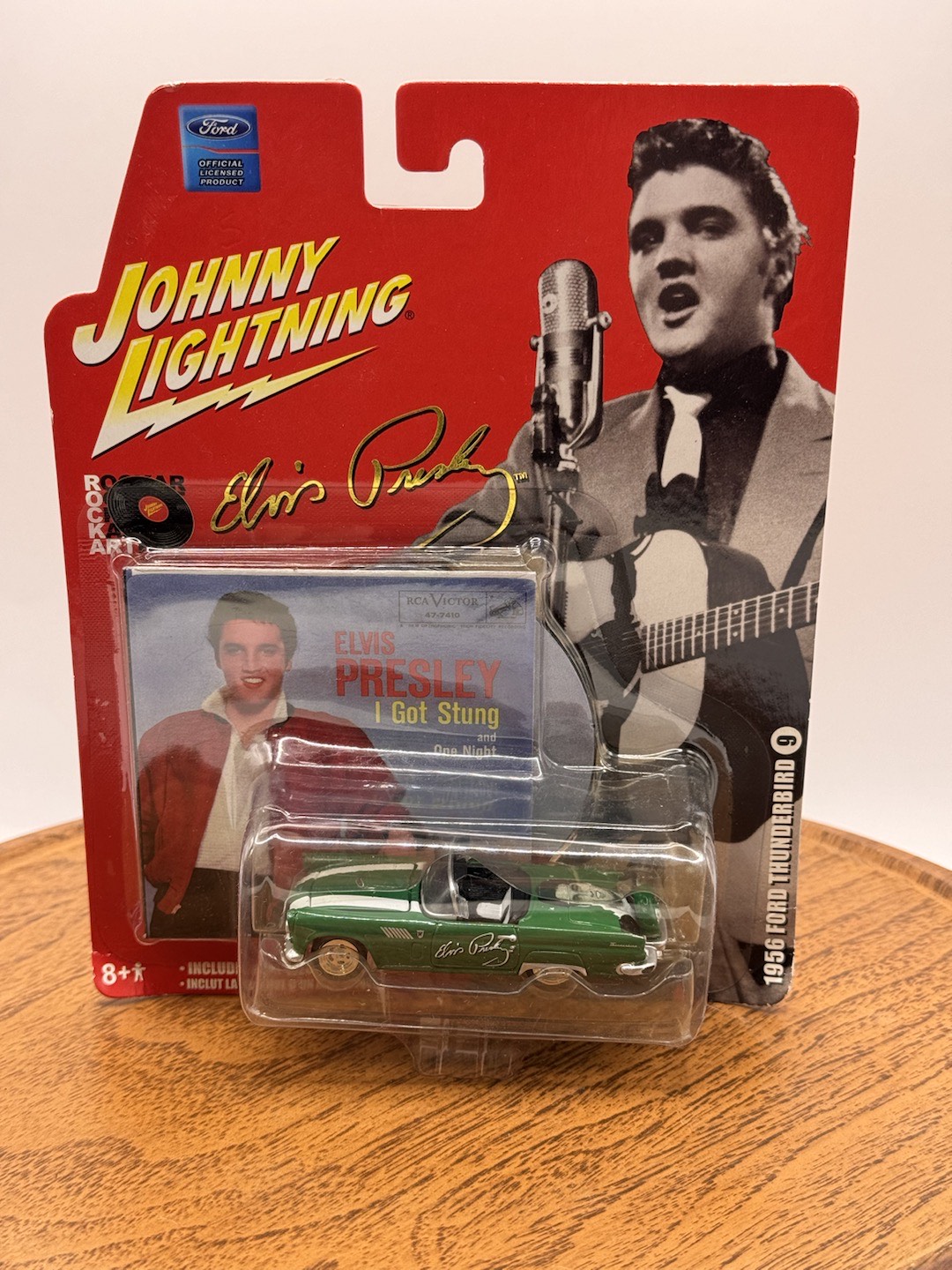 Johnny Lightning ELVIS PRESLEY 1956 Green Ford Thunderbird & Mini ...
