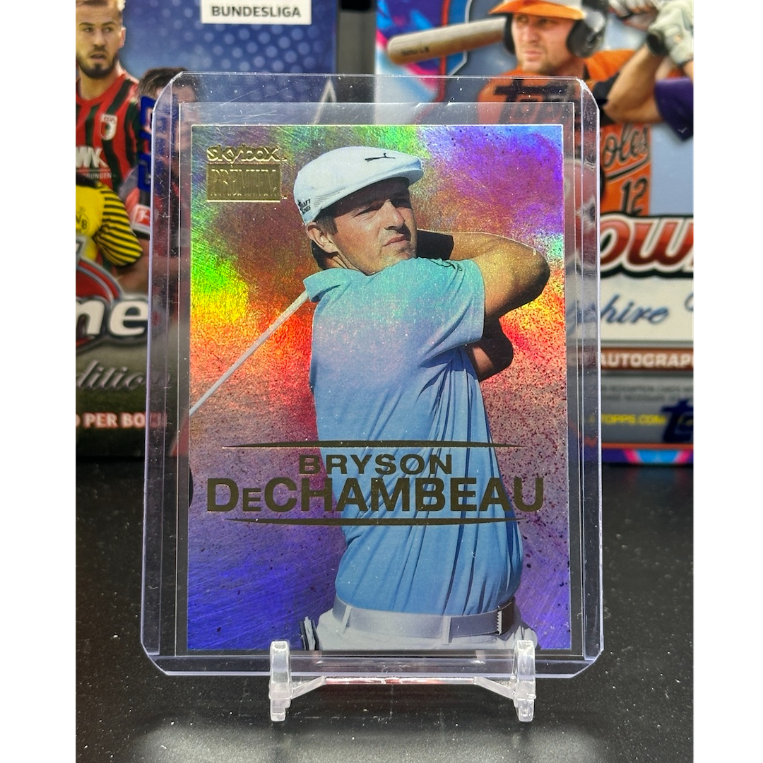 Bryson DeChambeau 2021 Skybox Metal Universe Premium Golf Card