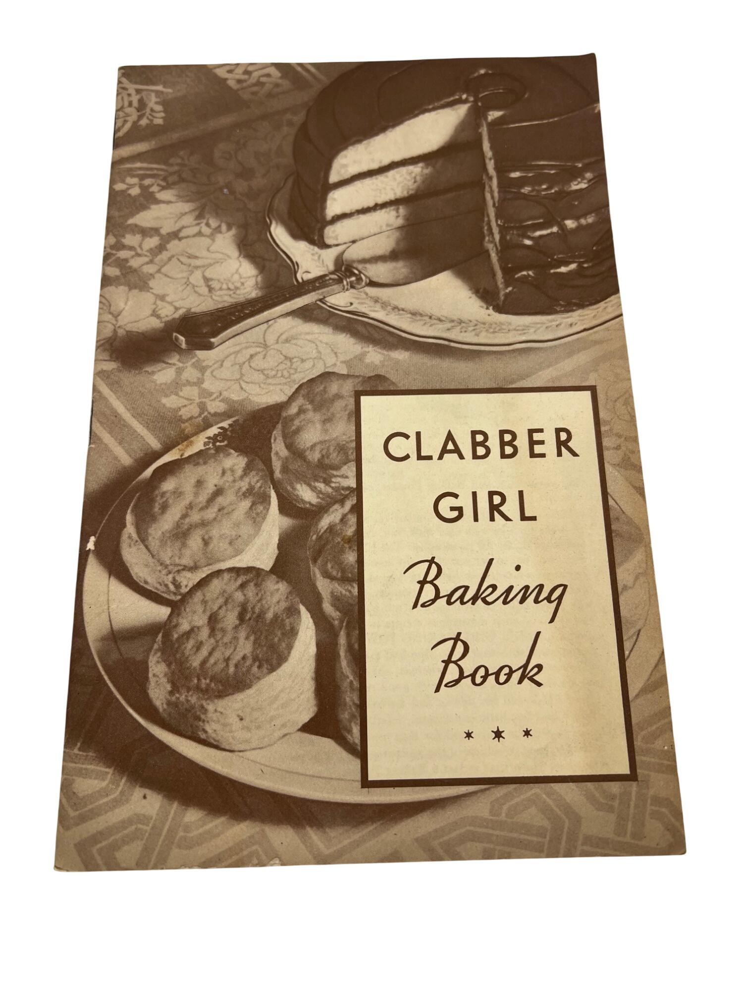 Clabber Girl Baking Book 1934 Vintage Cookbook Baking Soda Advertising