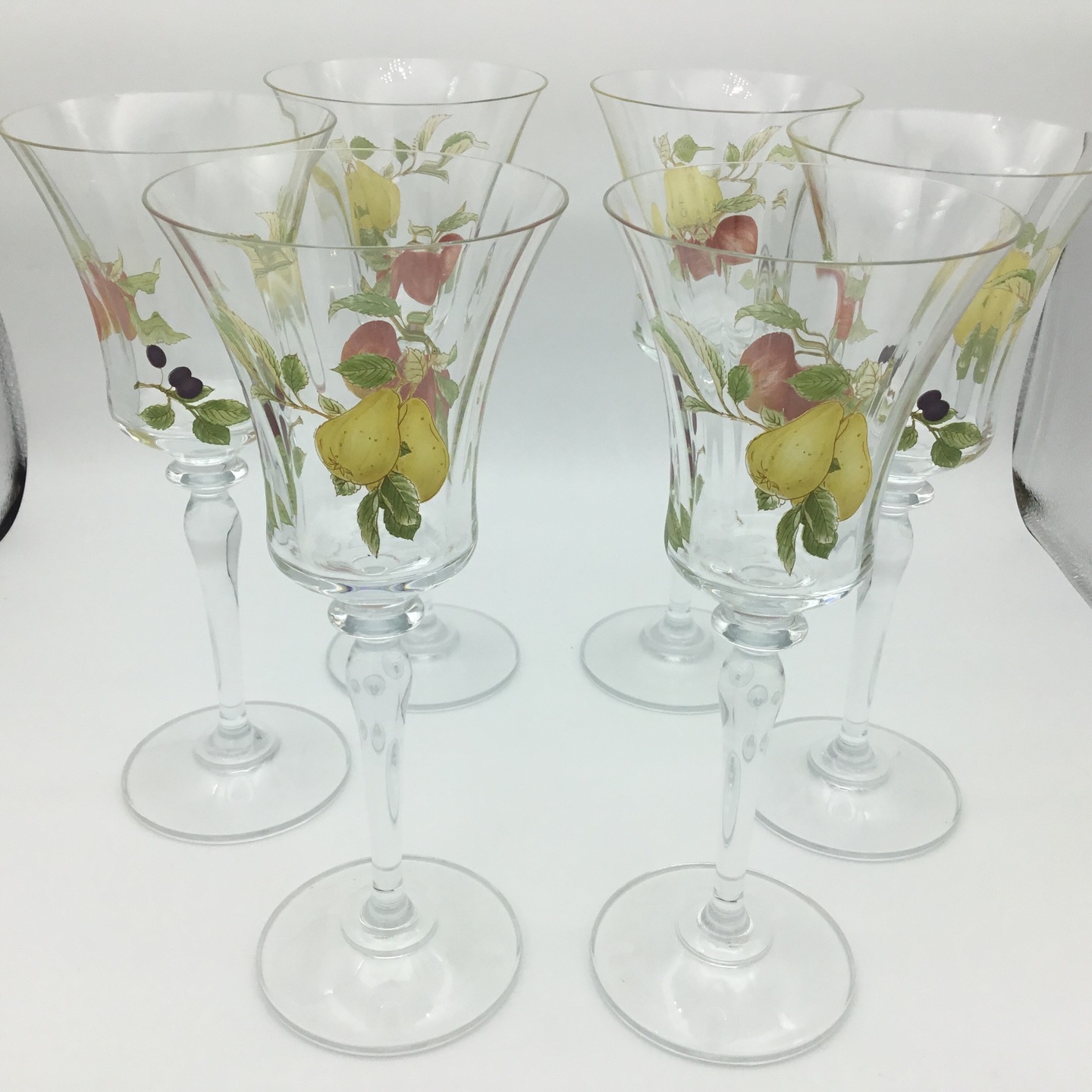 Mikasa Belle Terre Crystal Wine Goblets Set Of 6