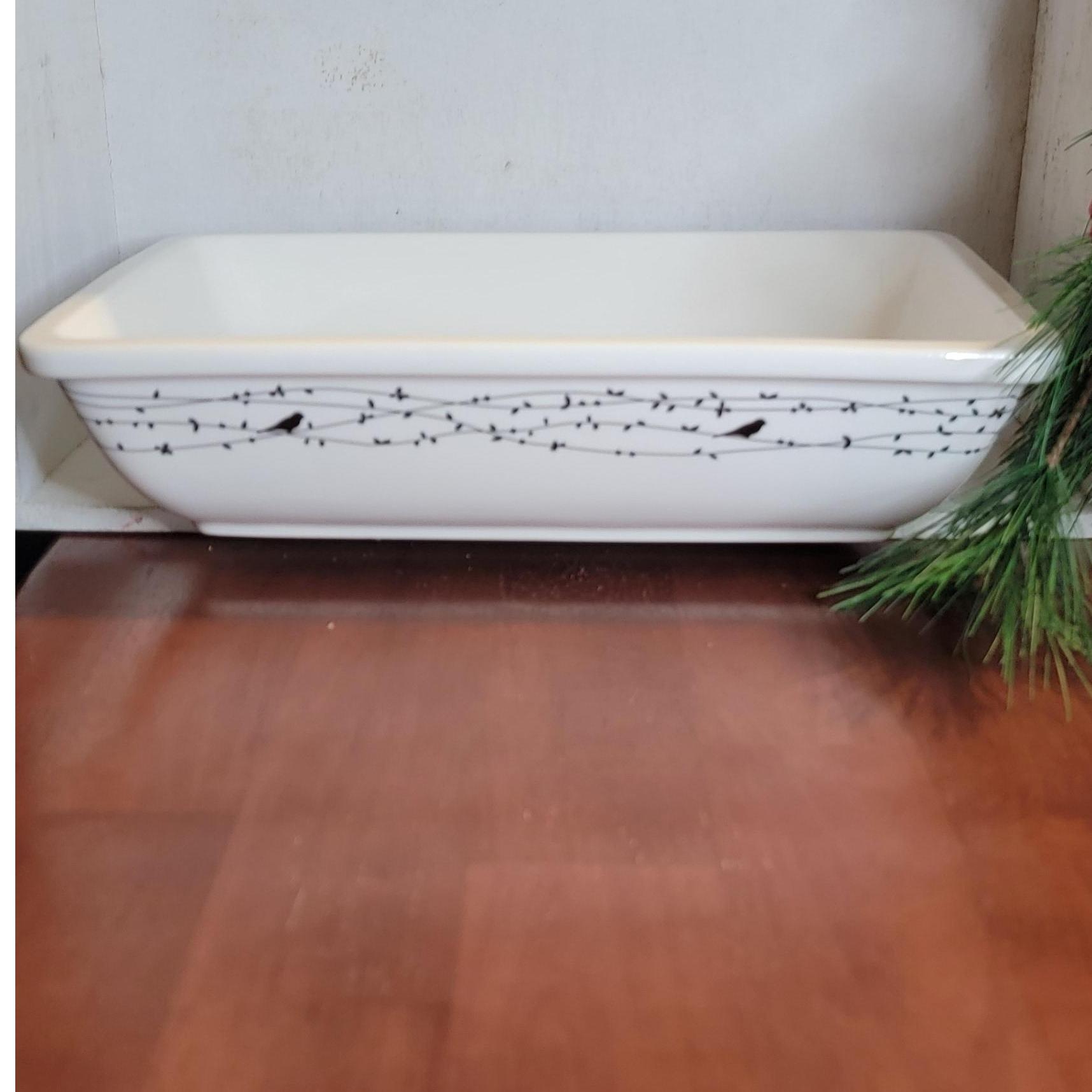 Ciroa Oiseau Rectangular Baker Black Birds