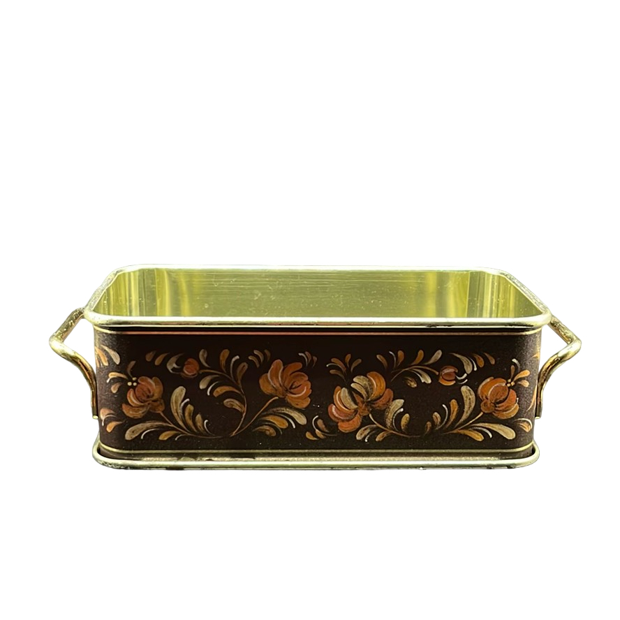 Pyrex Loaf Pan Metal Serving Holding Tray w/ Handles