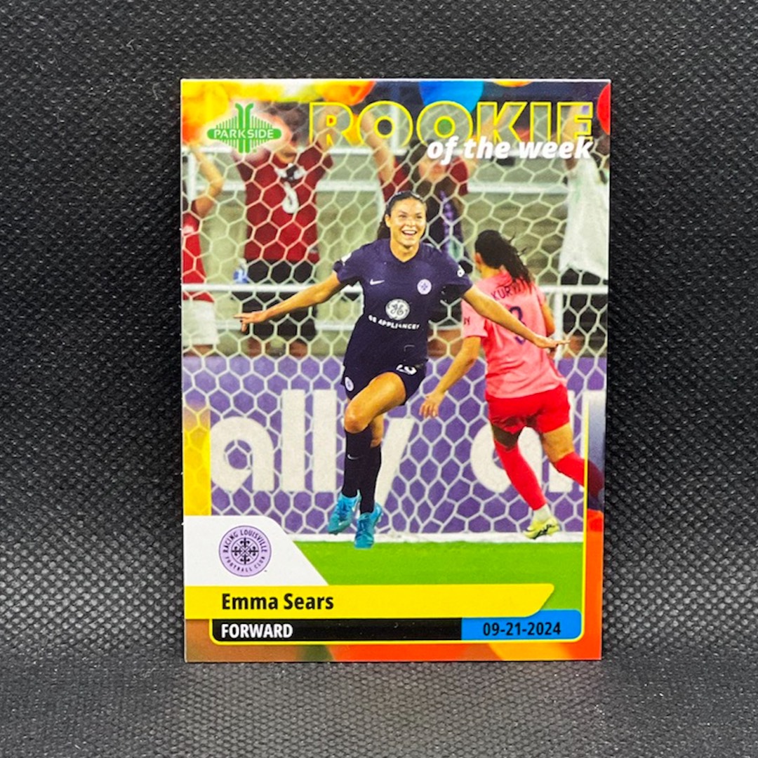 Emma Sears Parkside NWSL 2024 Chibi Subscriber /260 Rookie Of The Week ...