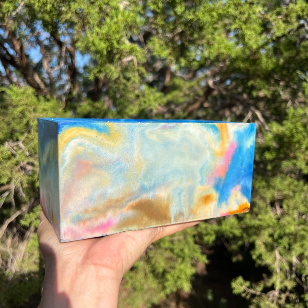 7” Nebula Rectangle Concrete Planter