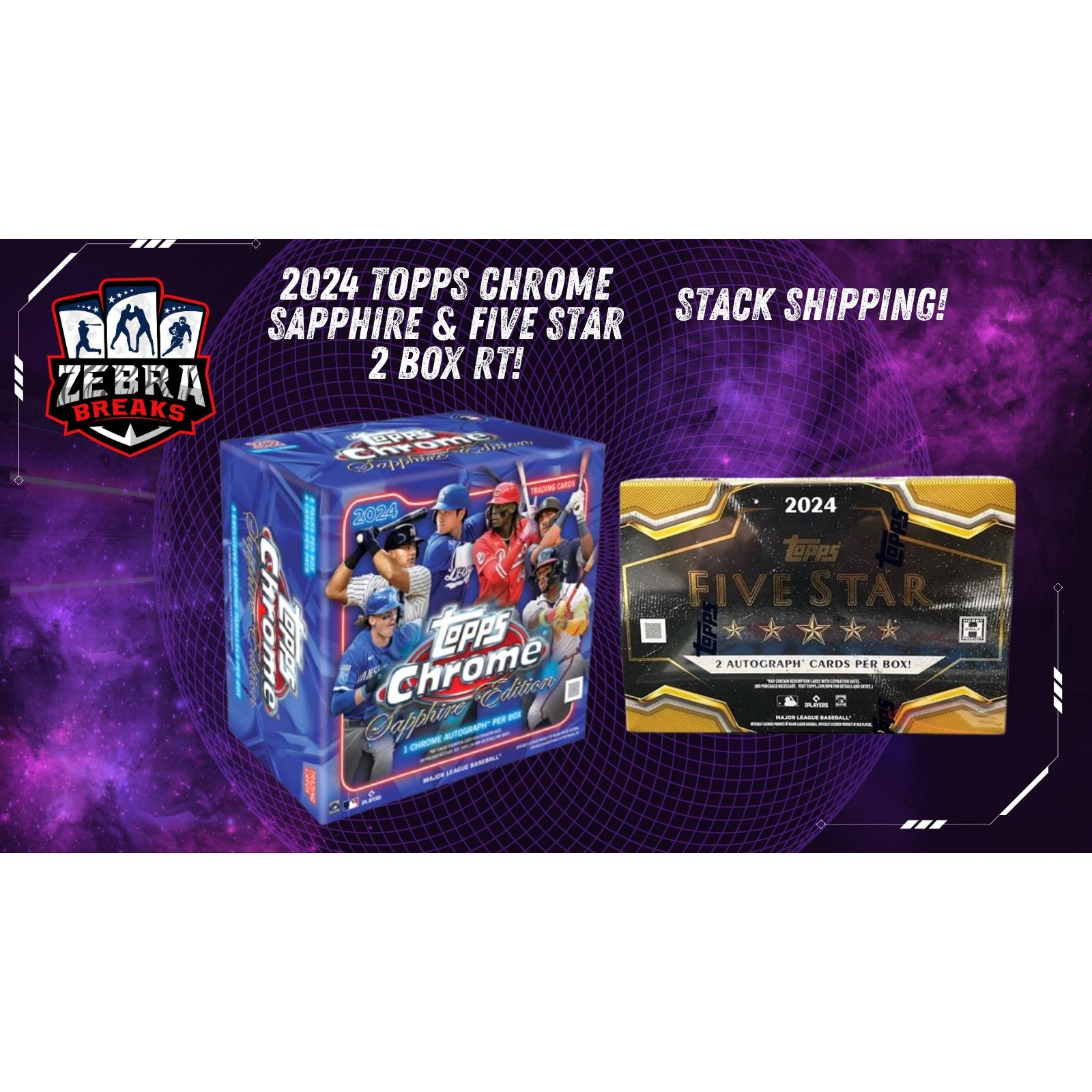 ZB 24360: 2024 Chrome Sapphire & Five Star 2 Box Stack Team Rip