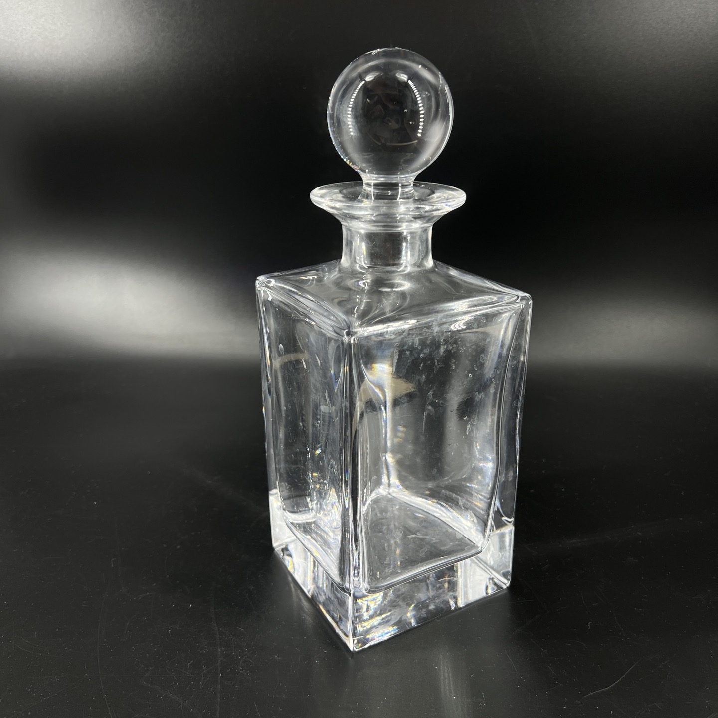 Tiffany & Co. Crystal Clear Barware Decanter Signed