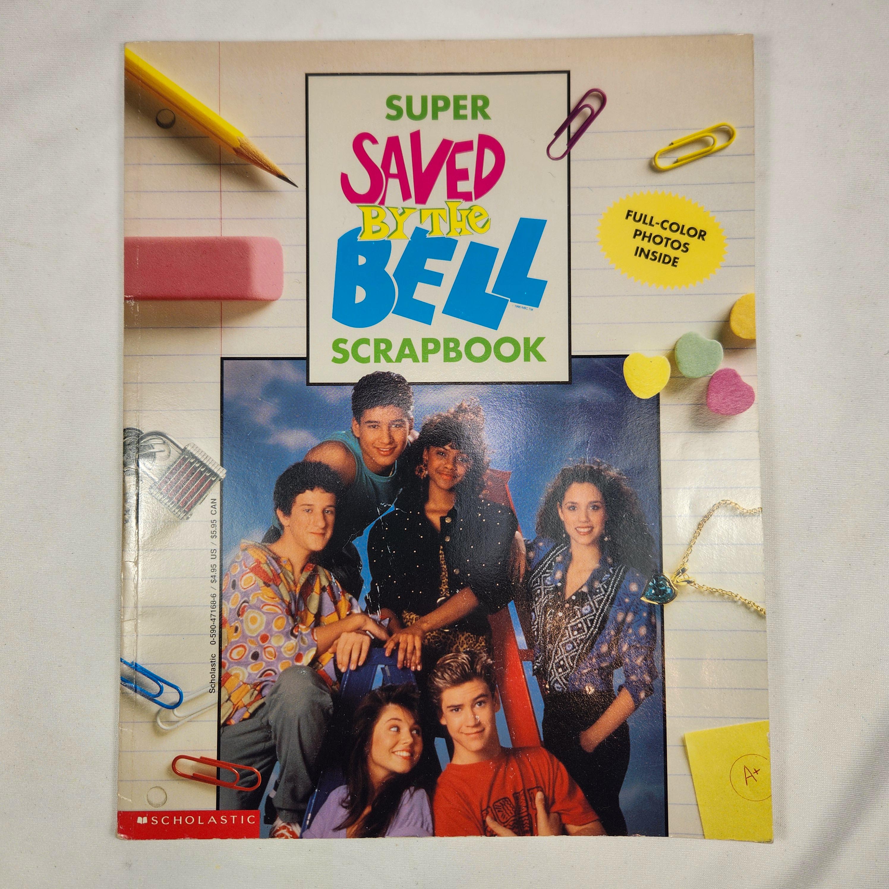 Super Saved By The Bell Scrapbook - 1993 paperback