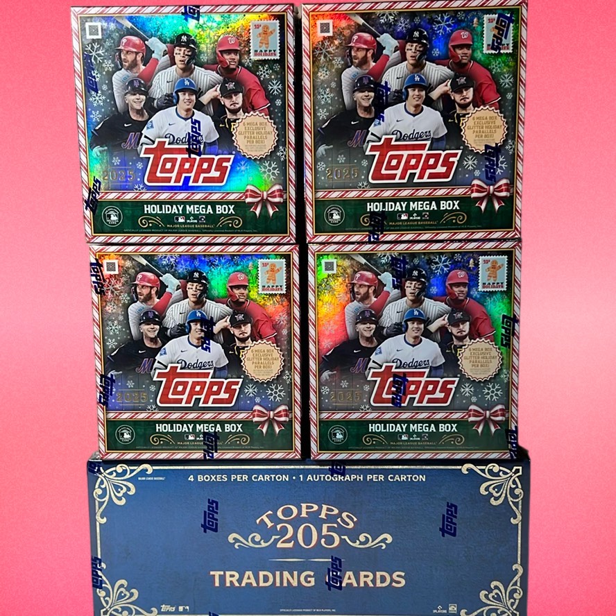 2025 Topps T205 & Holiday Mega Baseball 5 Box Mixer Live Team Rip #1 ...