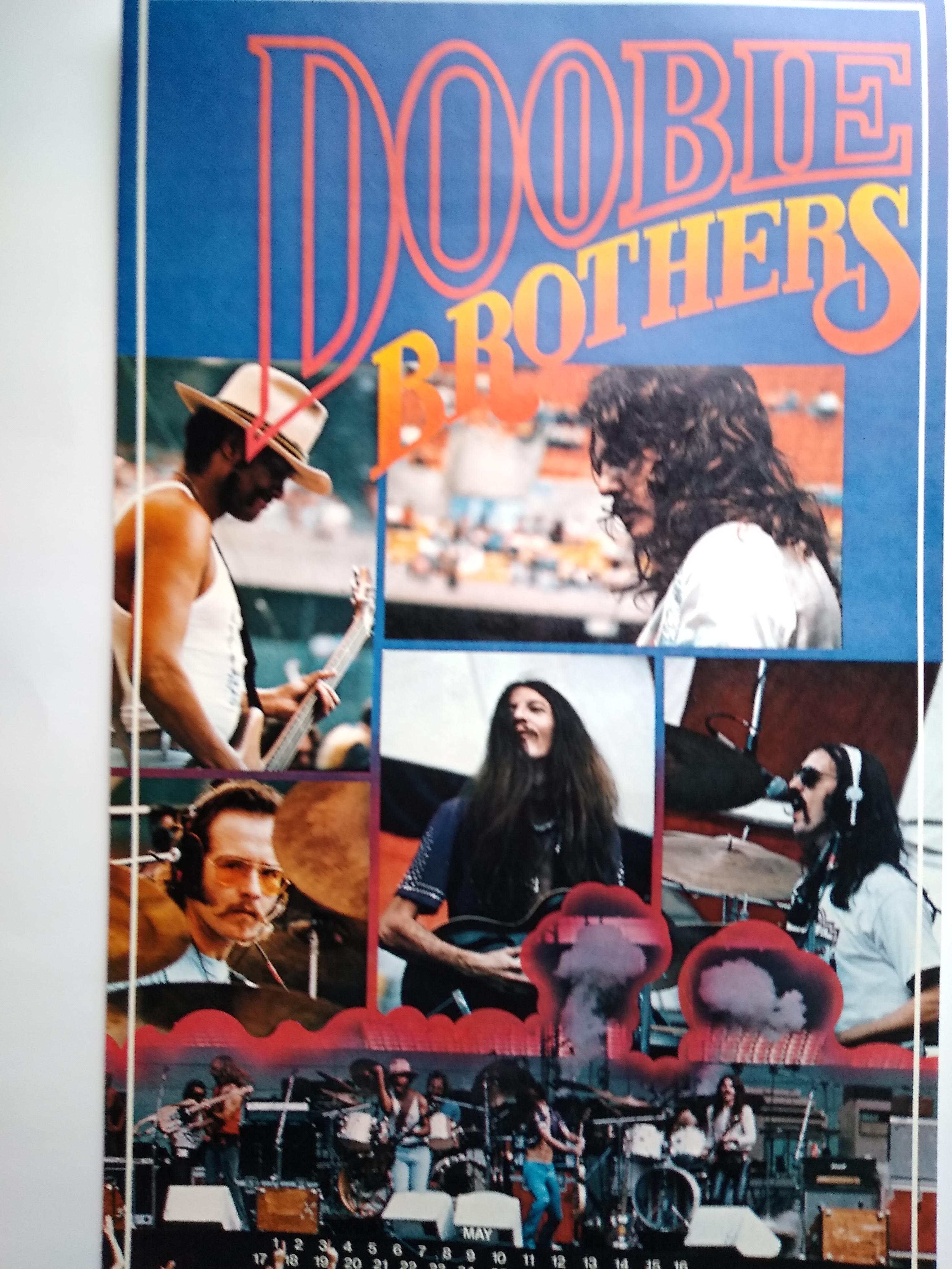 Doobie Brothers Band Wall Poster Original 1975 Classic Rock Music ...
