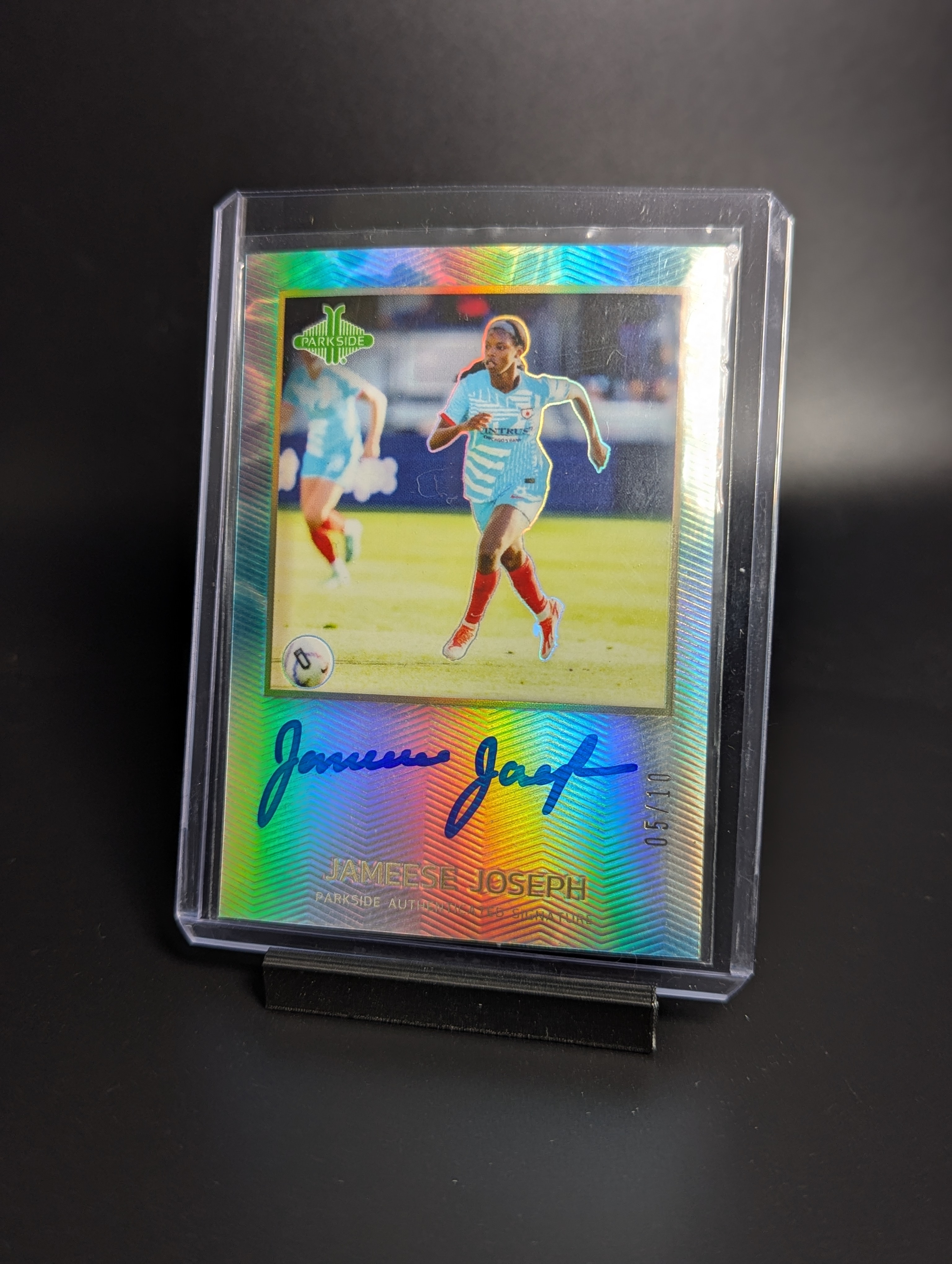 2024 Parkside Pacific NWSL Signature Series Auto Jameese Joseph Blue ...