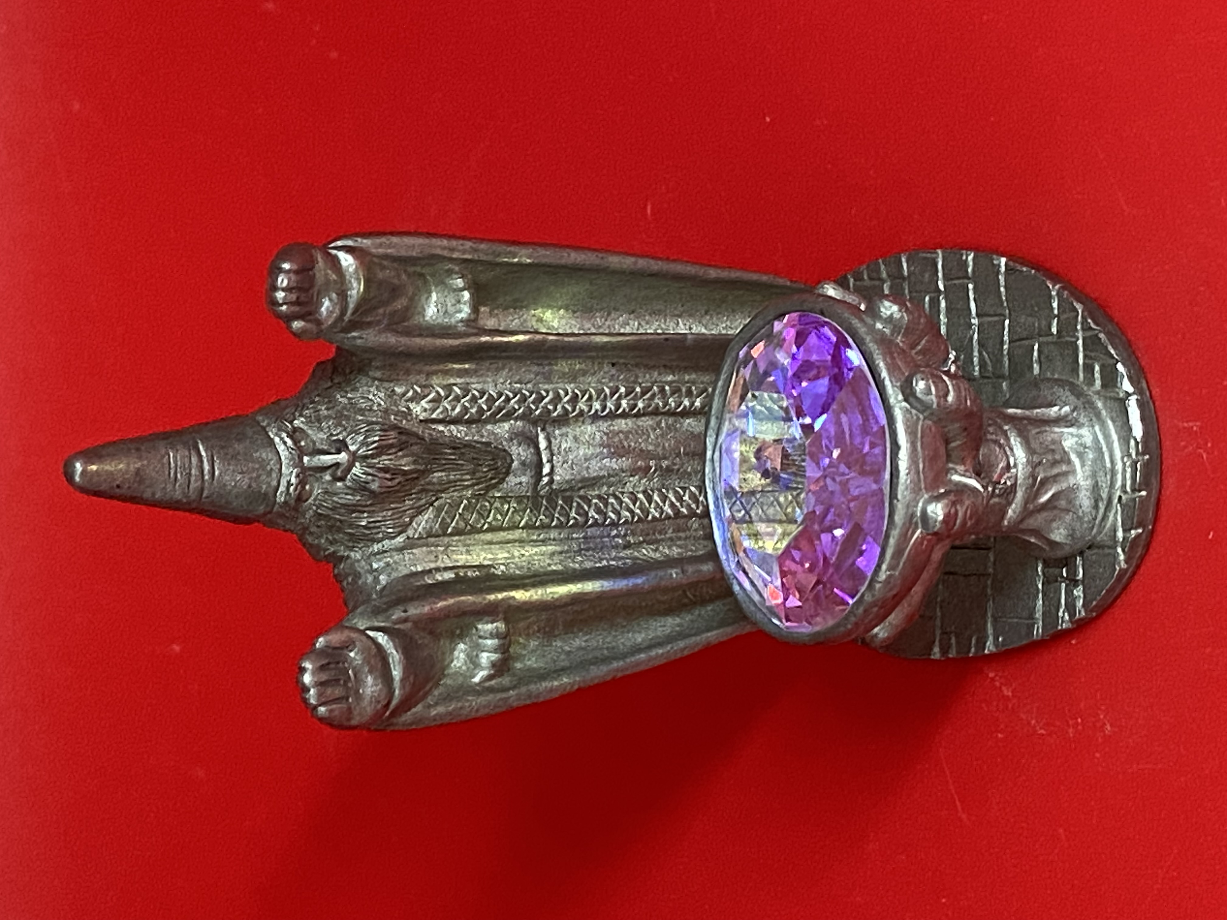 Spoontiques Pewter Wizard Sorcerer Cauldron Magic Spell Figurine, 3" Tall