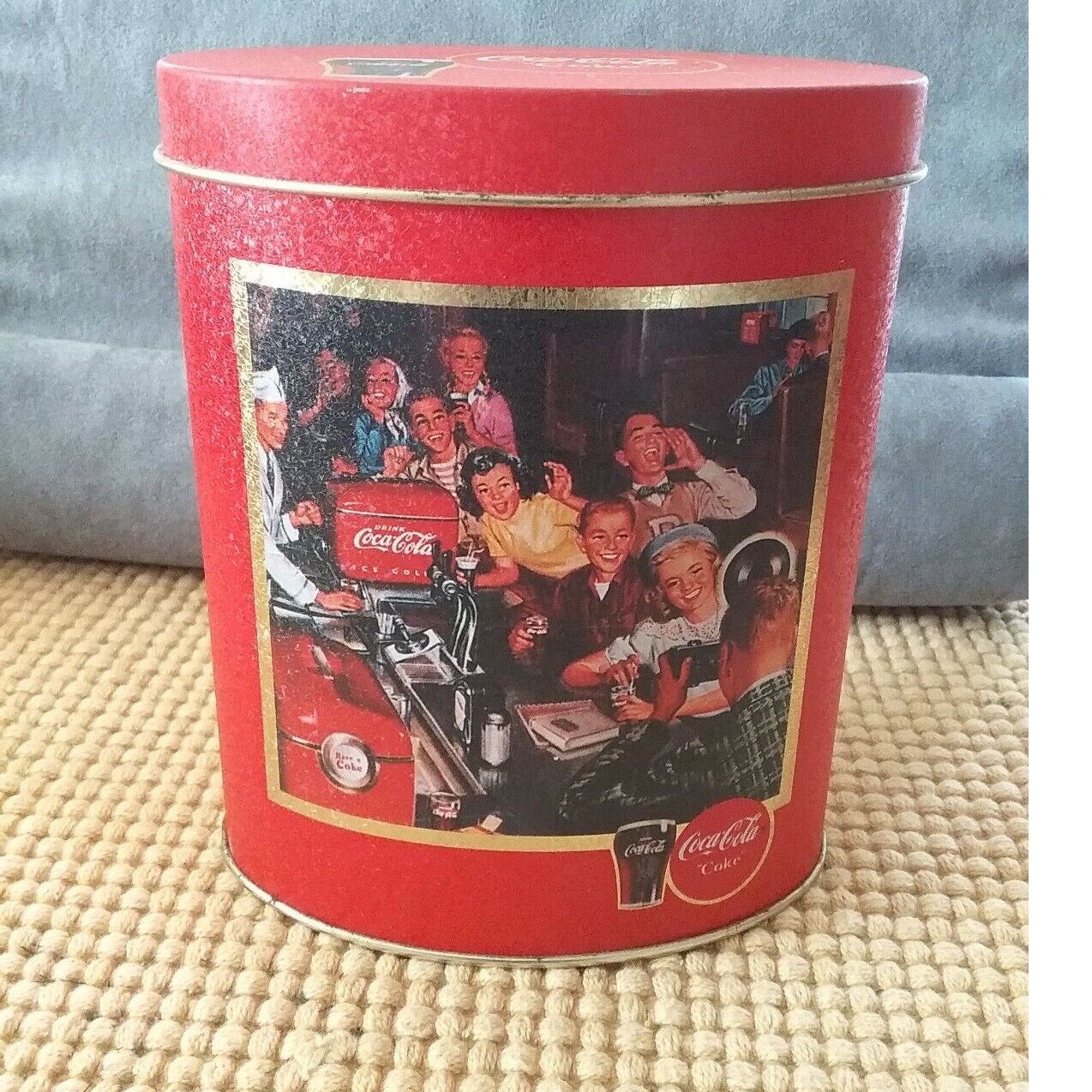 2 Vintage Coca Cola Tins