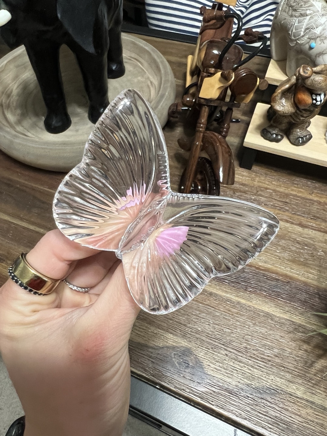 Waterford Crystal Butterfly Paperweight
