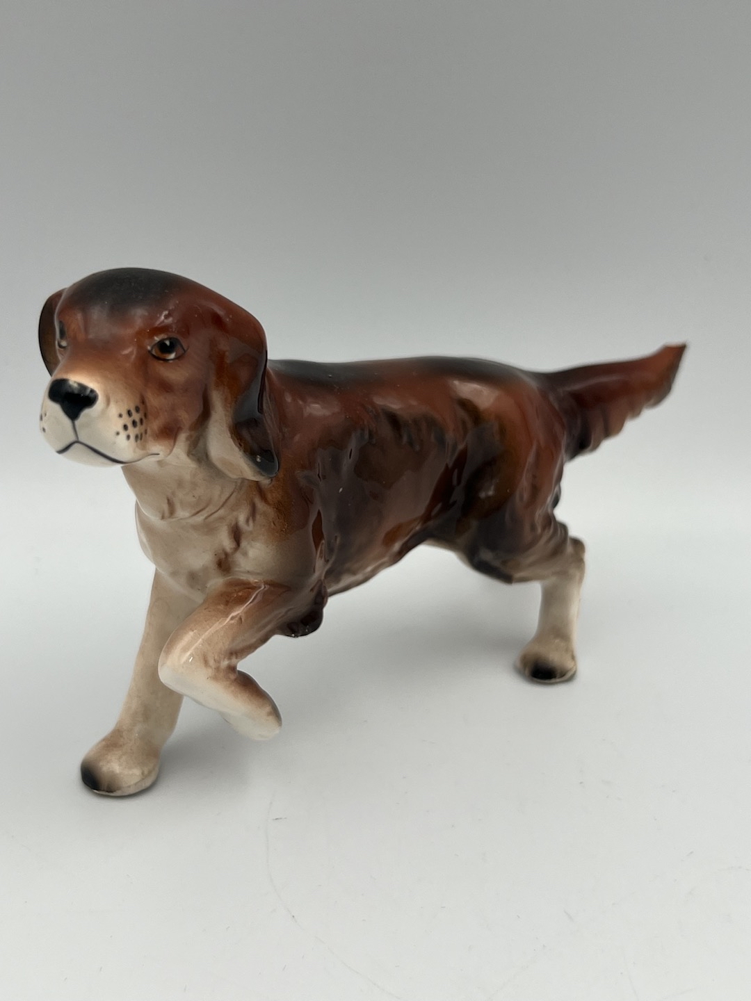 Imperfect - Vtg Irish Setter Figure Japan 7”