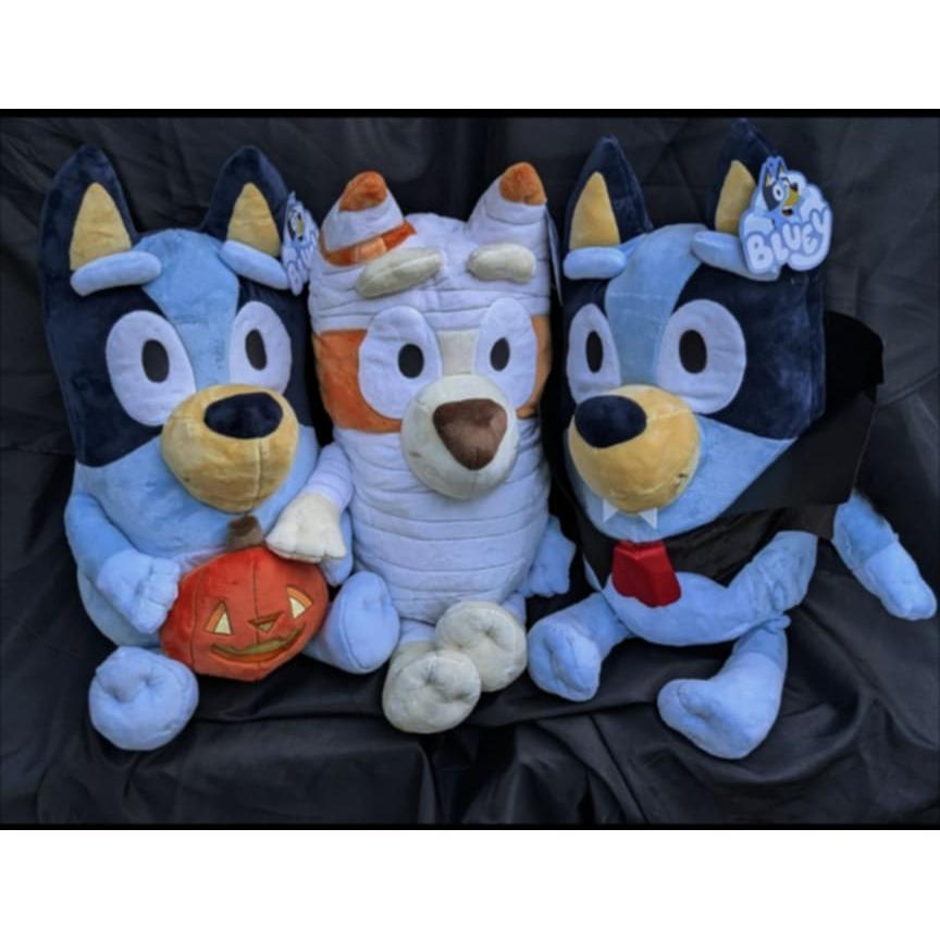Set Of 3 NWT Dan Dee Bluey Halloween Plush Sam's Club Exclusive