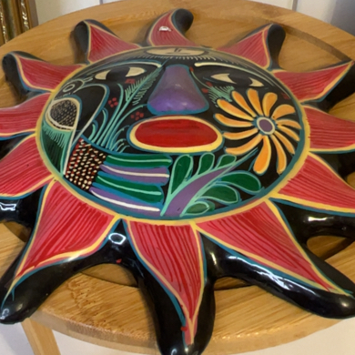 Mexican Pottery Sun