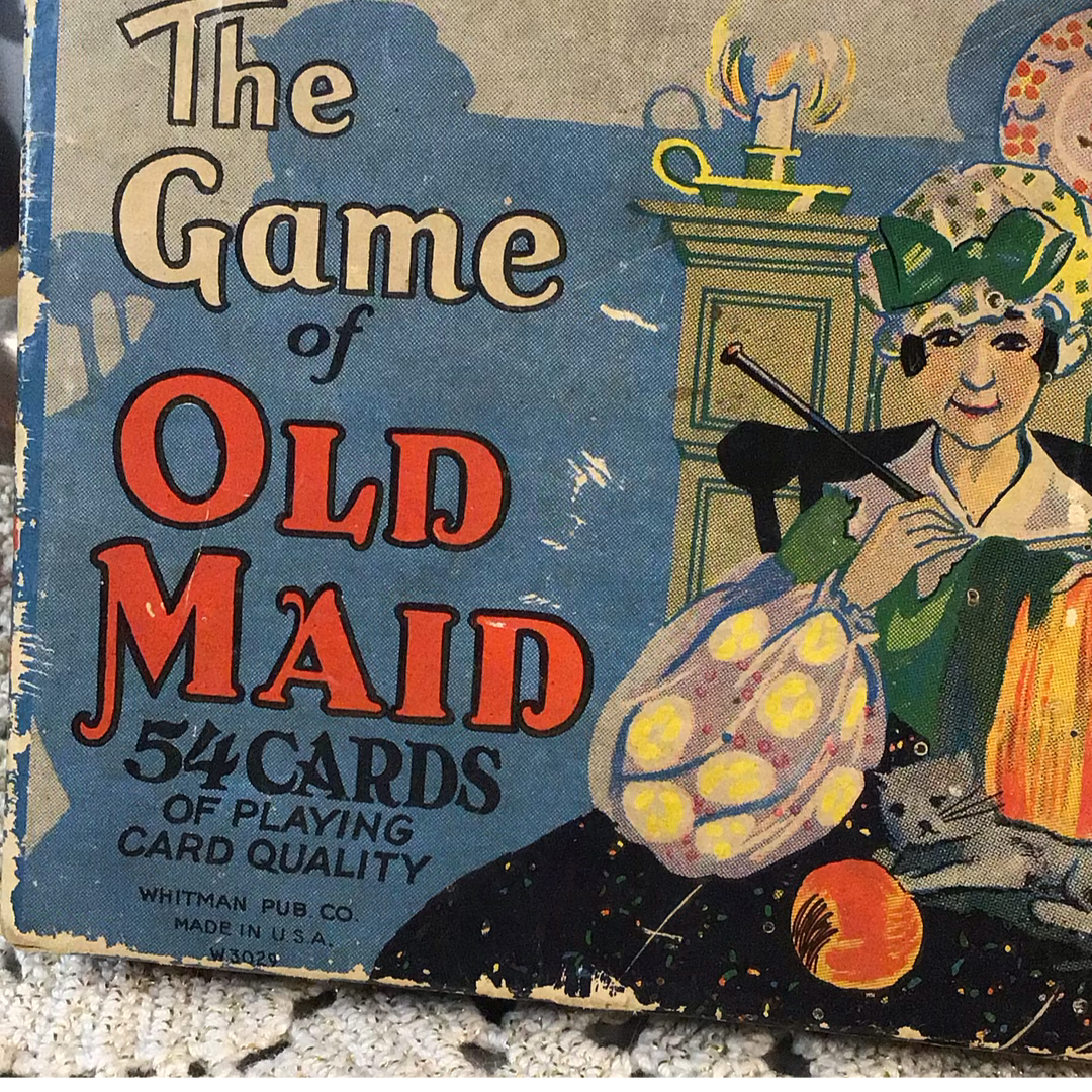 Old Maids Game Vintage
