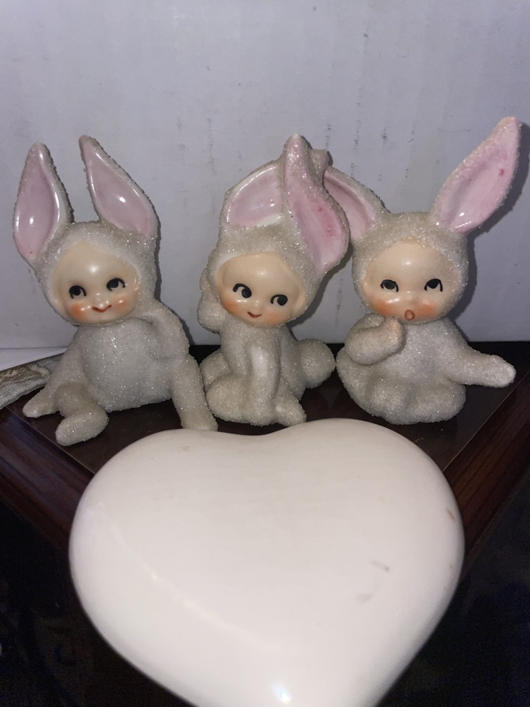 1950 Lefton Snow Bunnies