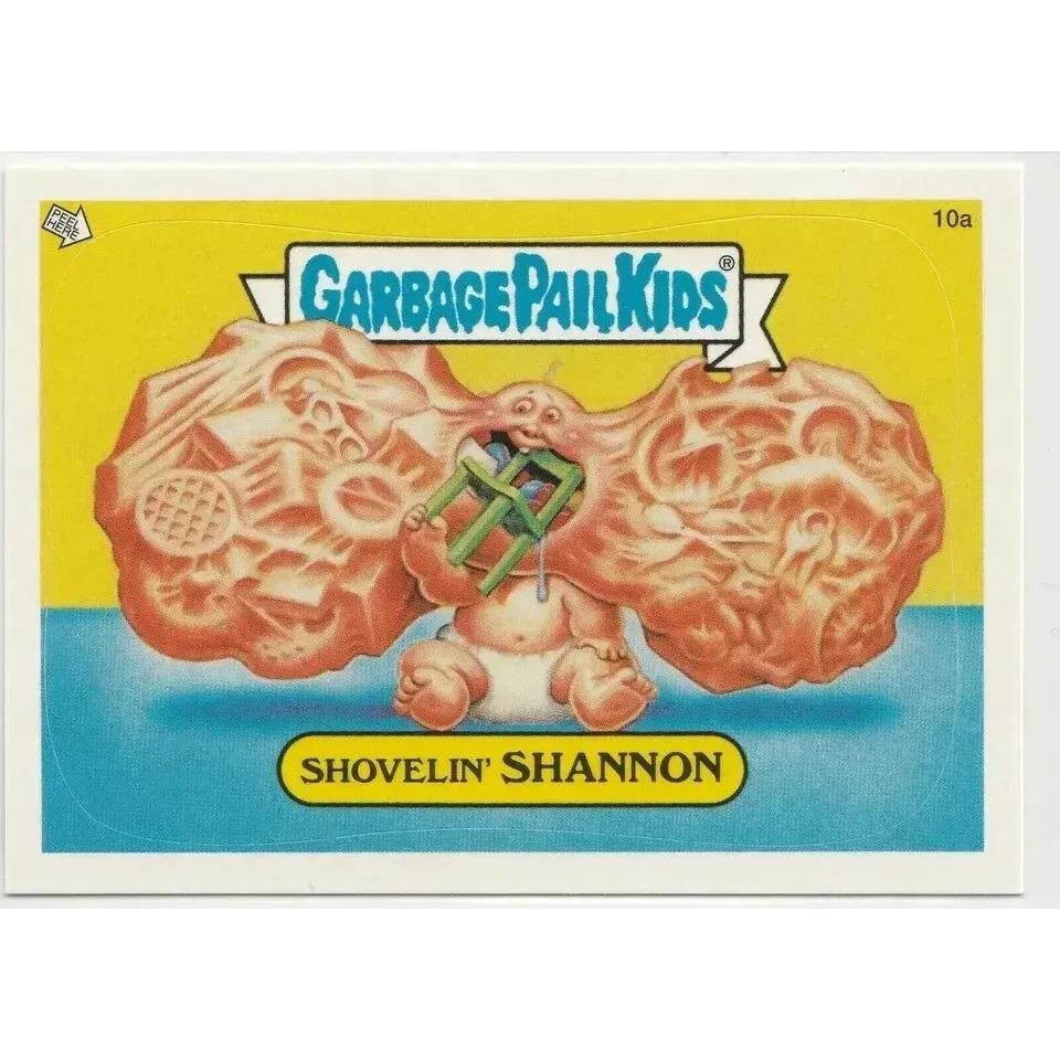 Shovelin' Shannon #10a Garbage Pail Kids GPK 2003 All-New Series 1 ANS1