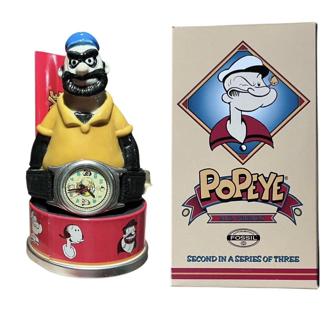 18. Vintage Fossil Watch Popeye Limited Edition Brand New In Original ...
