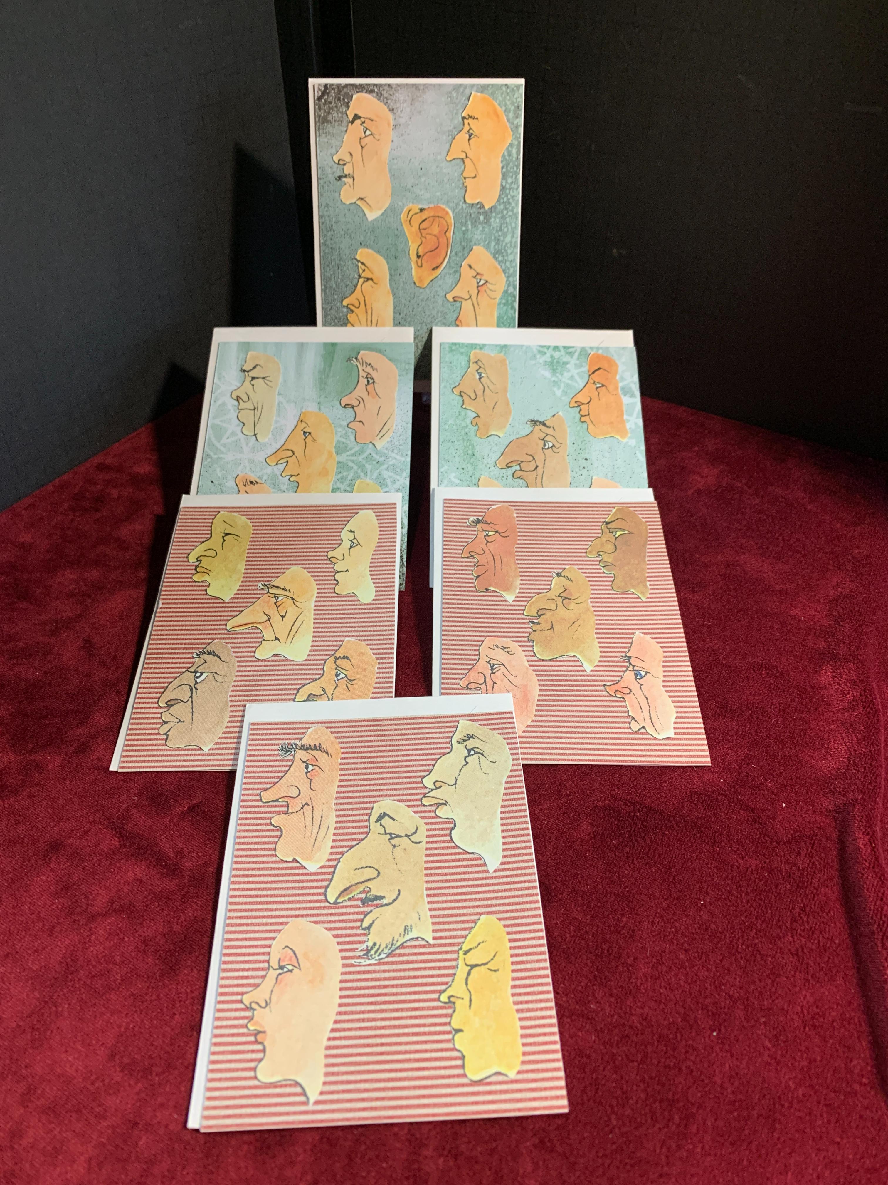6 Faces & Ears Cards