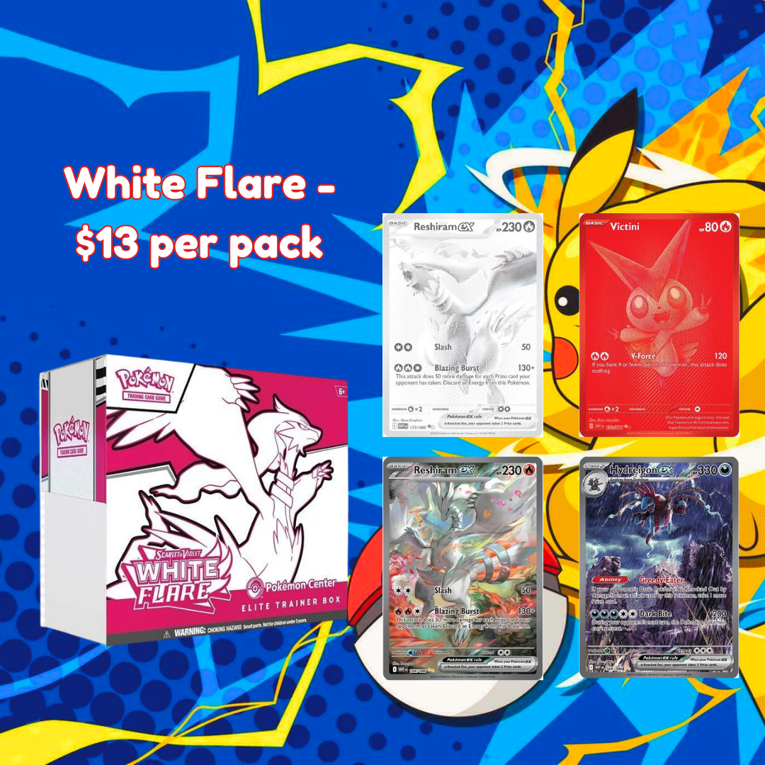Scarlet and Violet White Flare Booster Pack