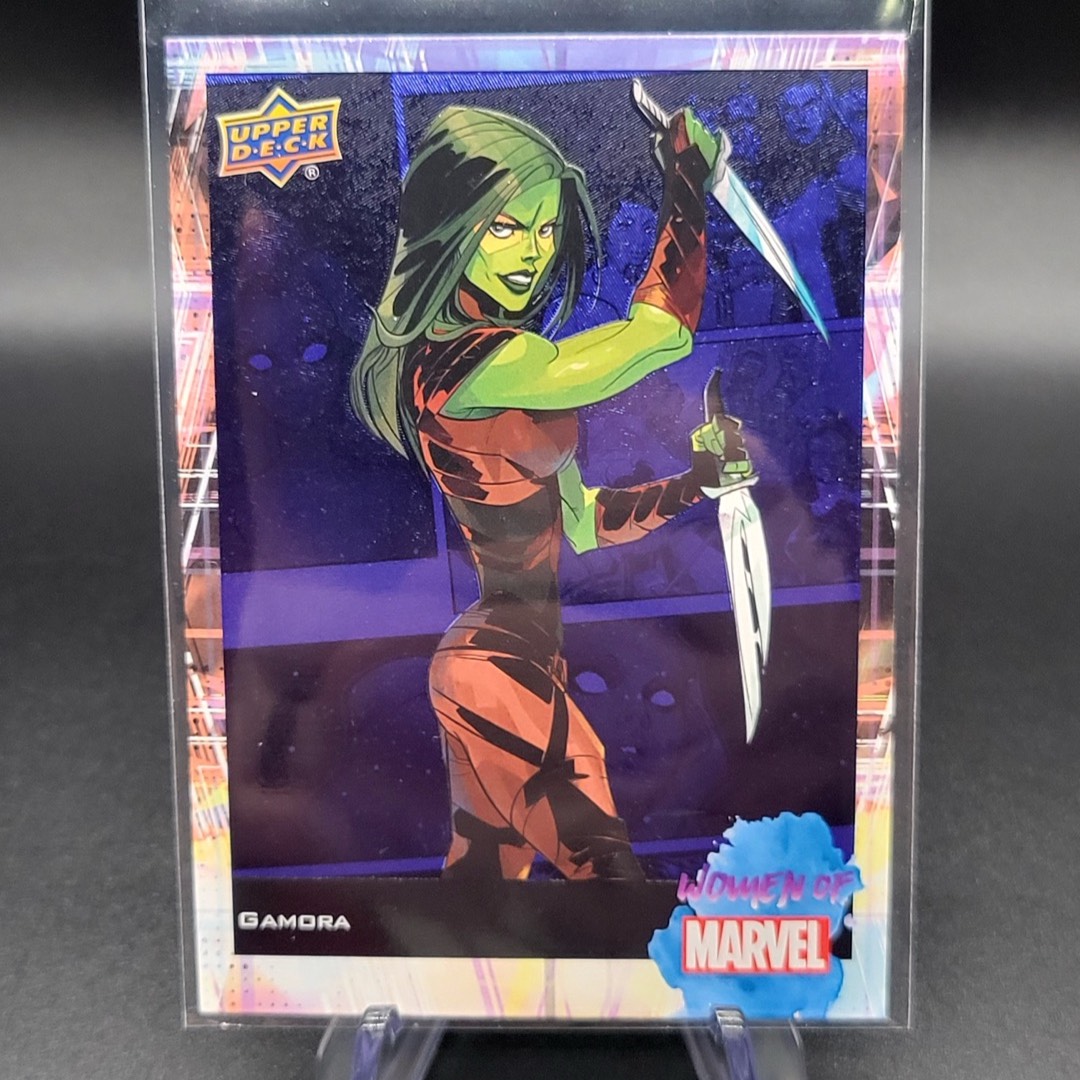 #05 2024 Upper Deck Women of Marvel Gamora Blue