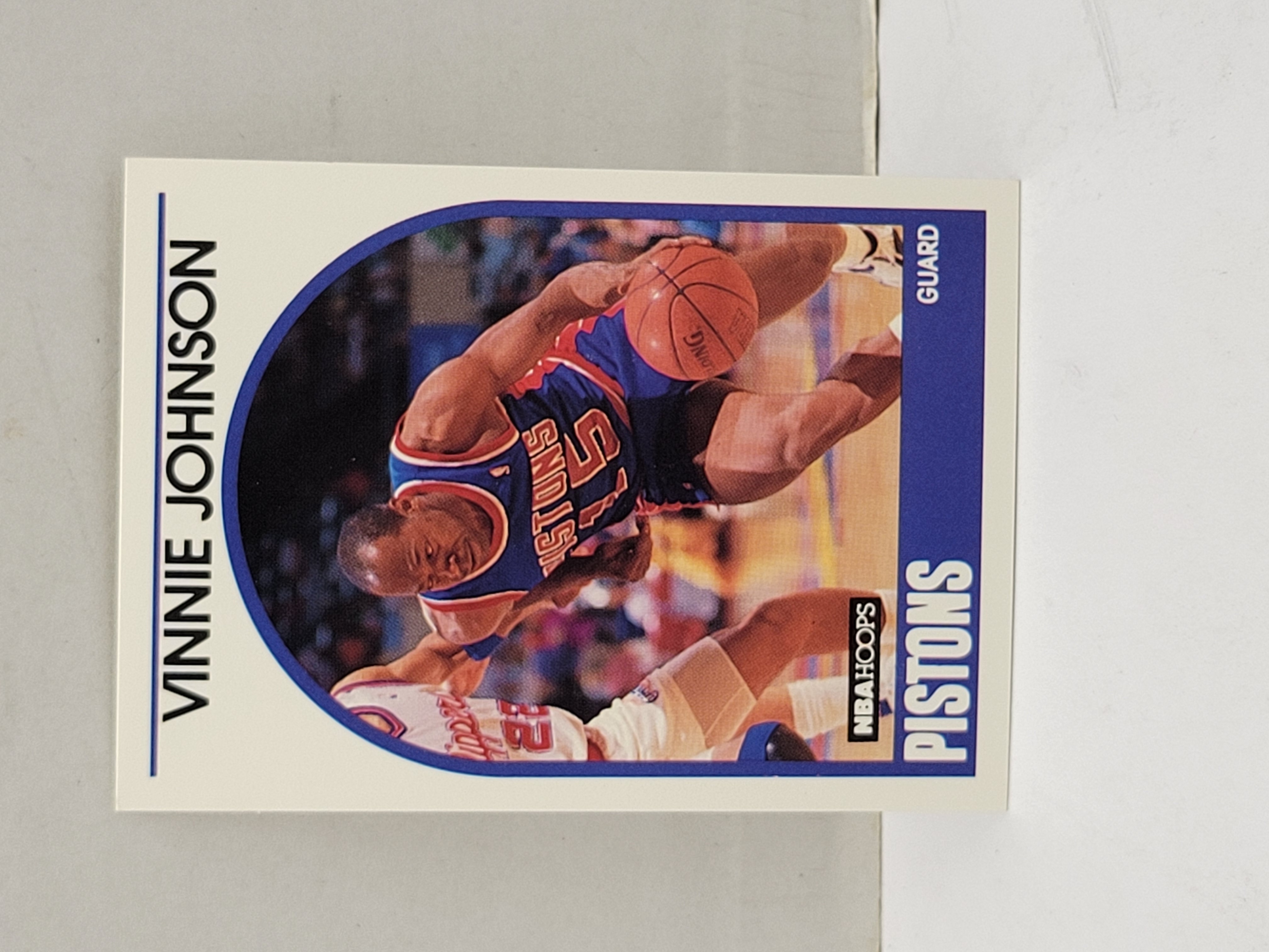 1989-90 NBA Hoops #188 Vinnie Johnson Detroit Pistons Basketball Card
