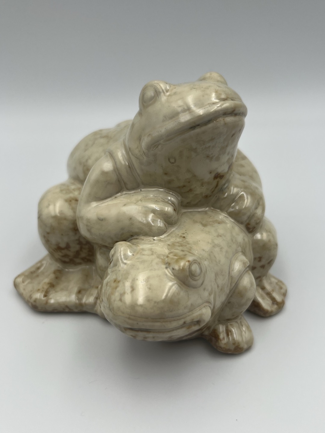 Ceramic Frog Pals Figure 5”