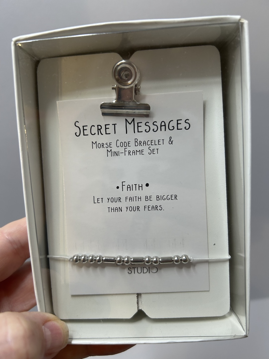 Secret Messages Morris Code Bracelet. And Frame By Blue Moon Studio