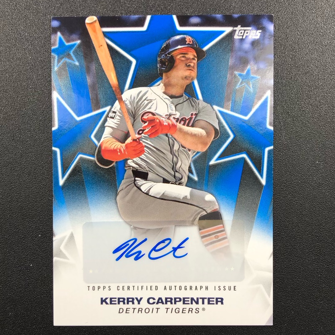 2025 Topps Series 1 Baseball Stars Autograph Blue Parallel 93/150 Kerry ...